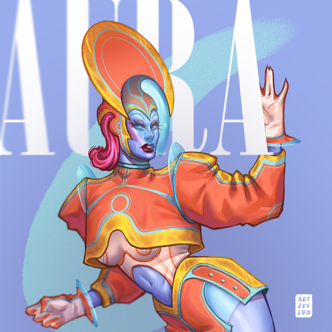 ArtStation - AURA | Retrofuturism