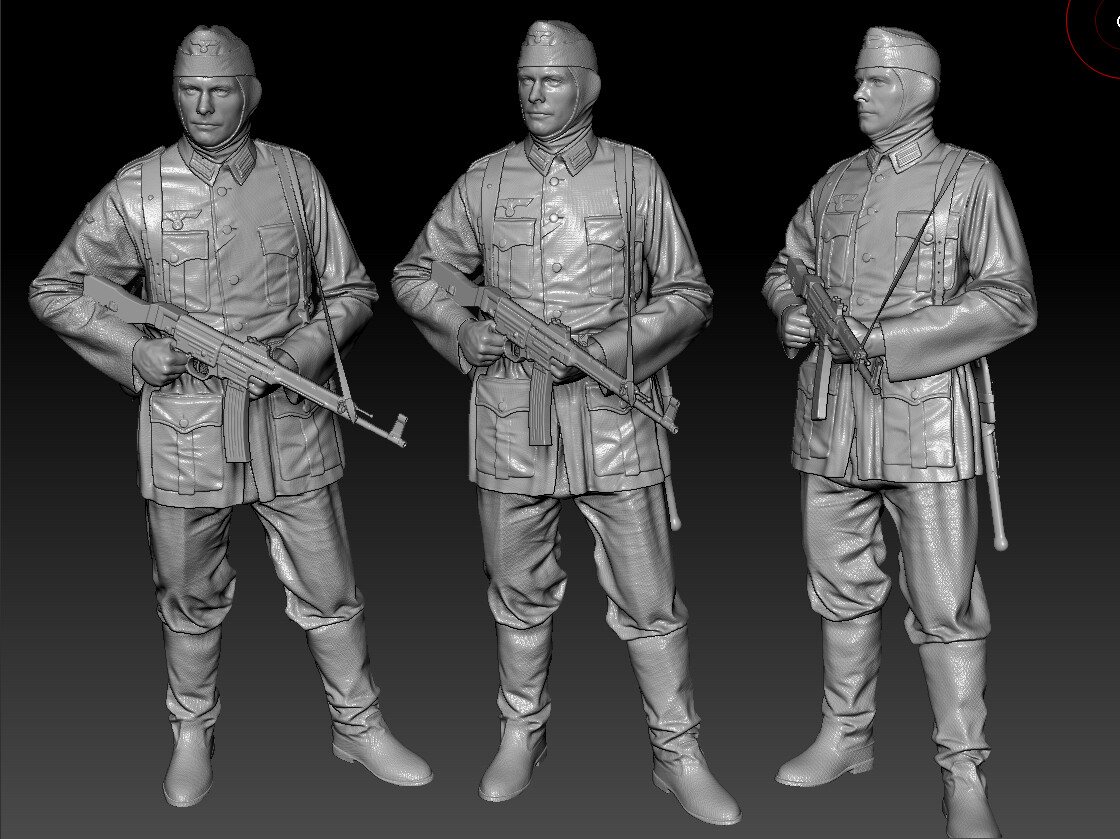 ArtStation - Soldier for 3D print