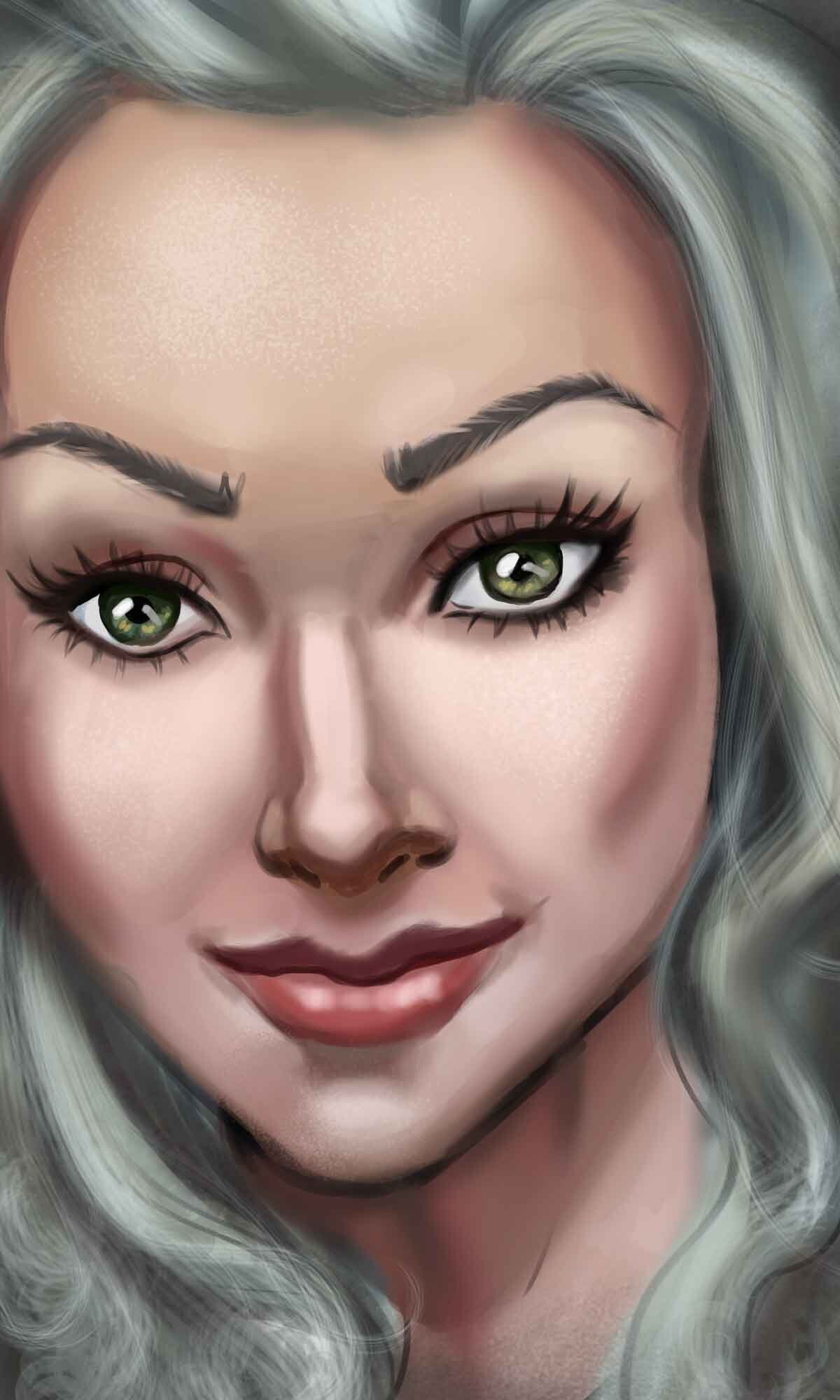 ArtStation - Self portrait - Comic Style