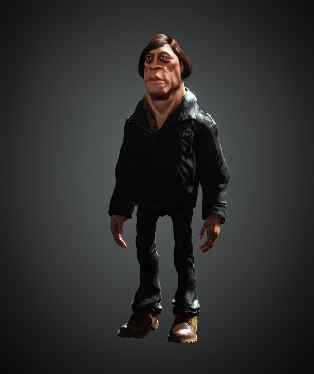 Peter Alexander - Anton Chigurh (caricature) for Character Creator