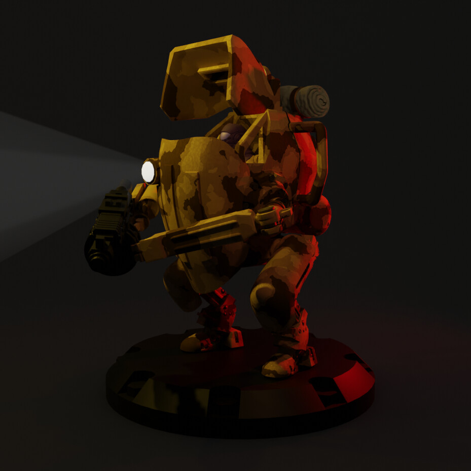 ArtStation - Steel Guard from Dust Tactics