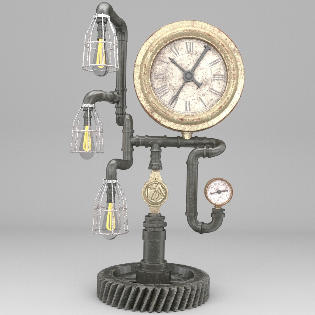 ArtStation - Machine Age Lamps