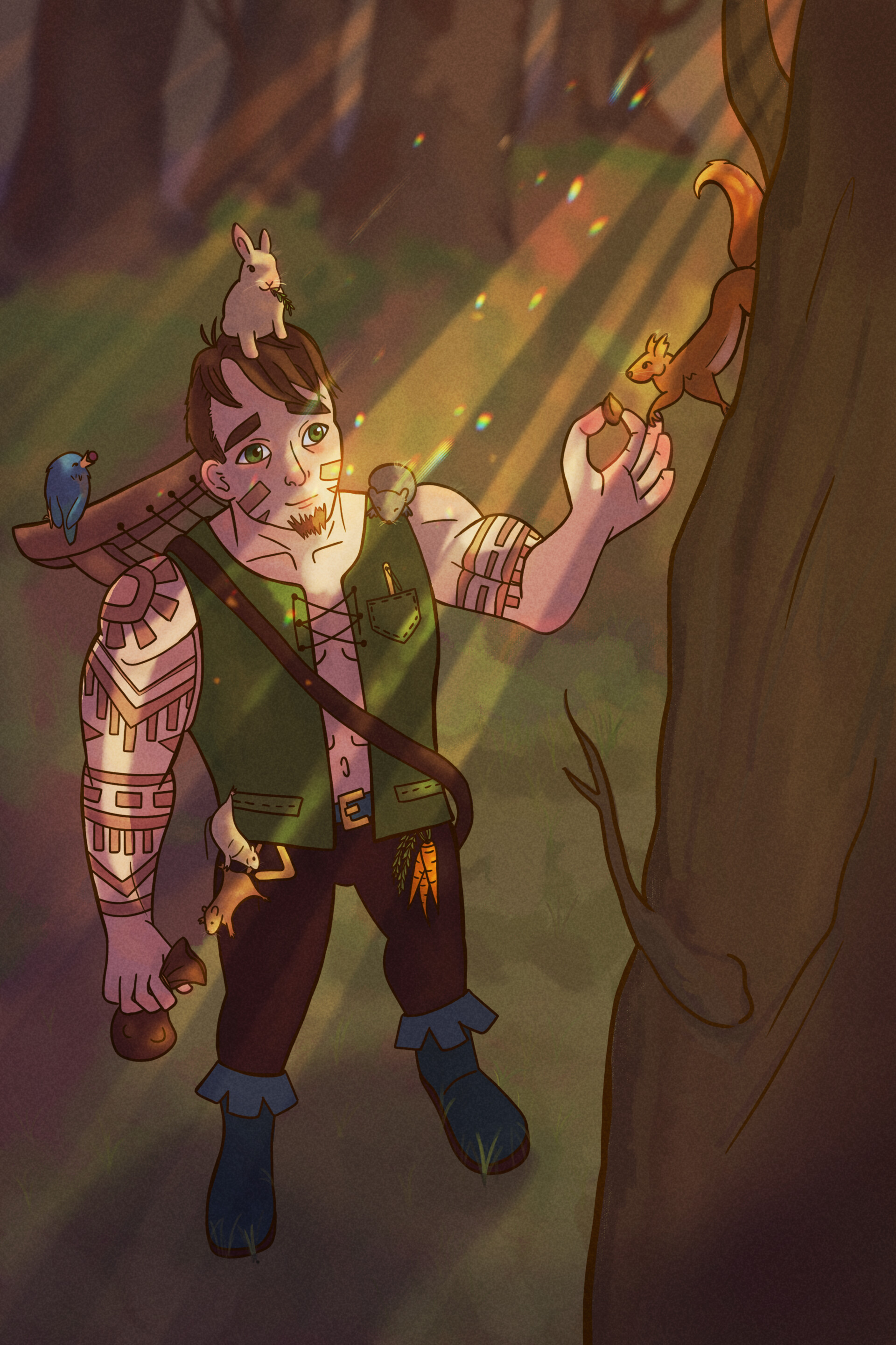 Sarafina Hüsgen - Wodan - The animal friendly Goliath Bard (DnD)