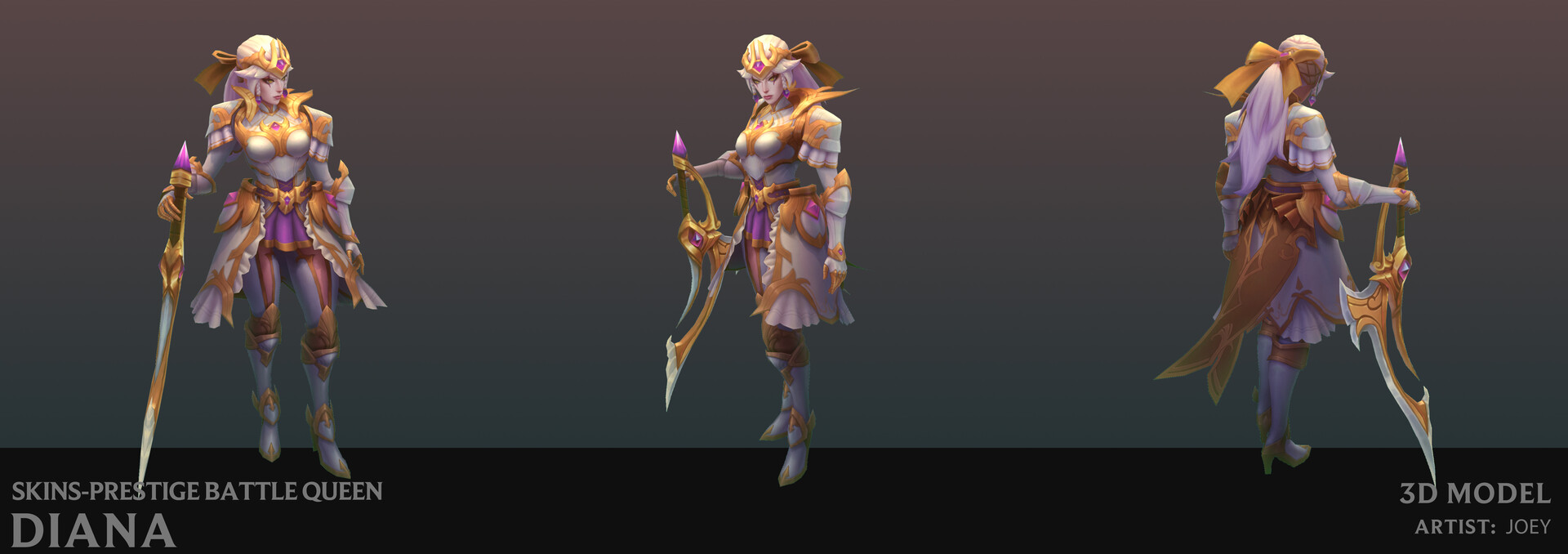 ArtStation - Prestige Battle Queen Diana