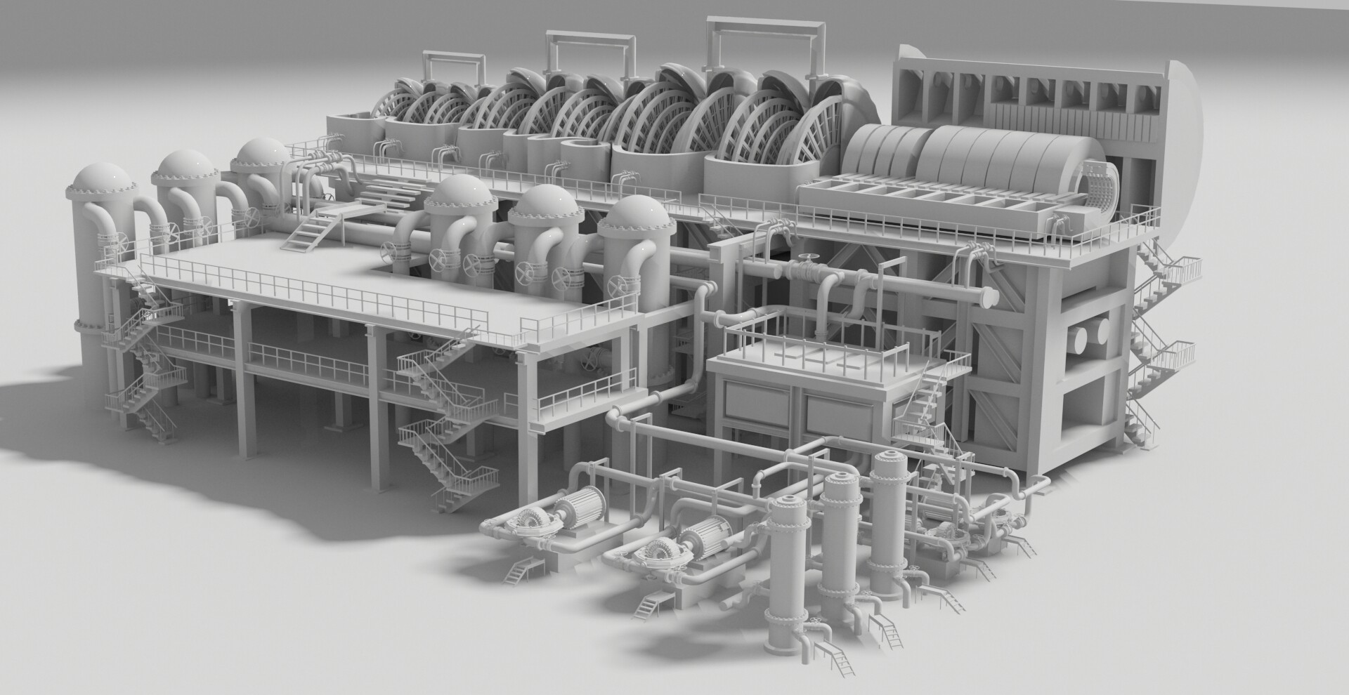 ArtStation - #3ds max ... Work in progress #Factory