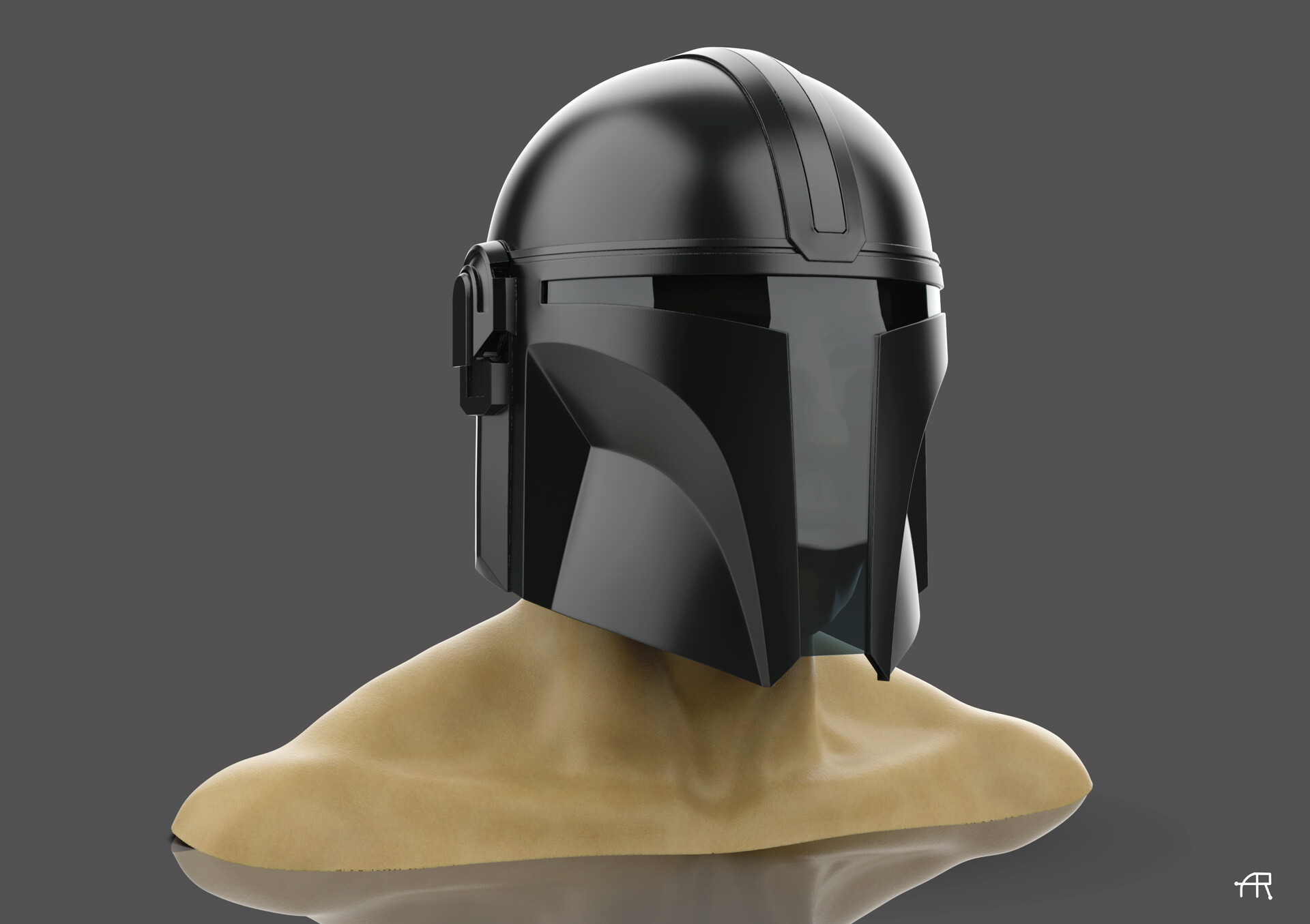 ArtStation - Mandalorian Helm