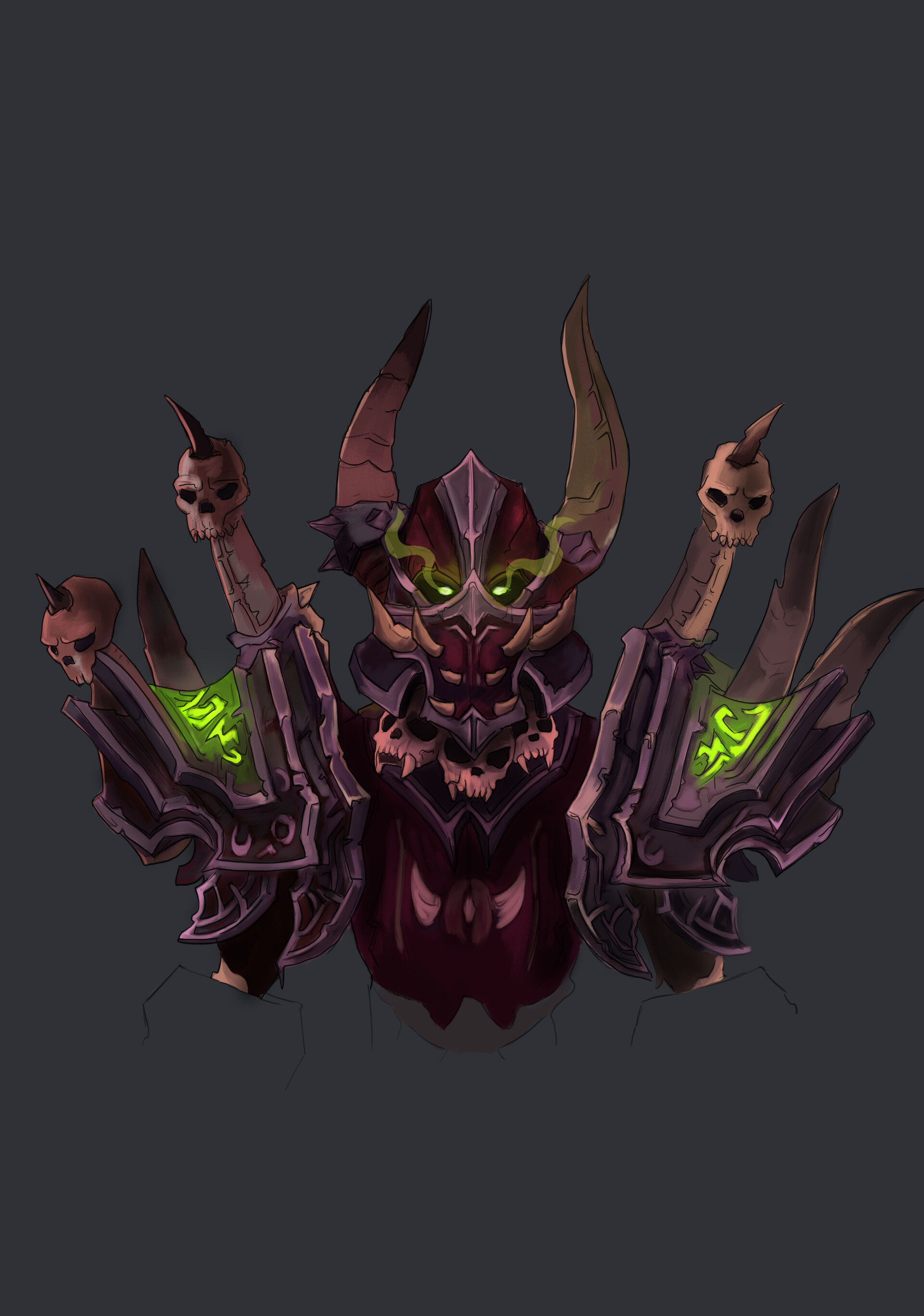 ArtStation - Undead Warlock