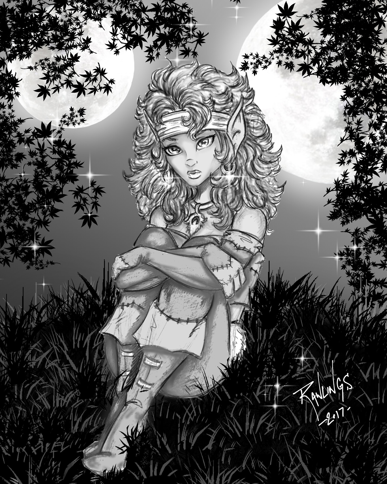 ArtStation - Nightfall - Elfquest