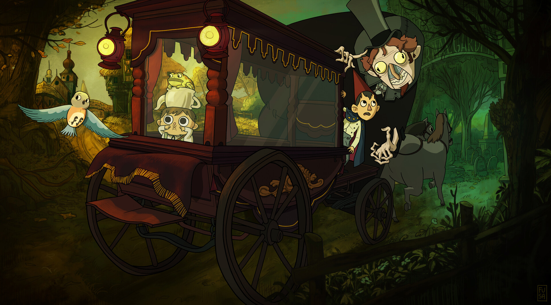 ArtStation - OVER THE GARDEN WALL · FanArt