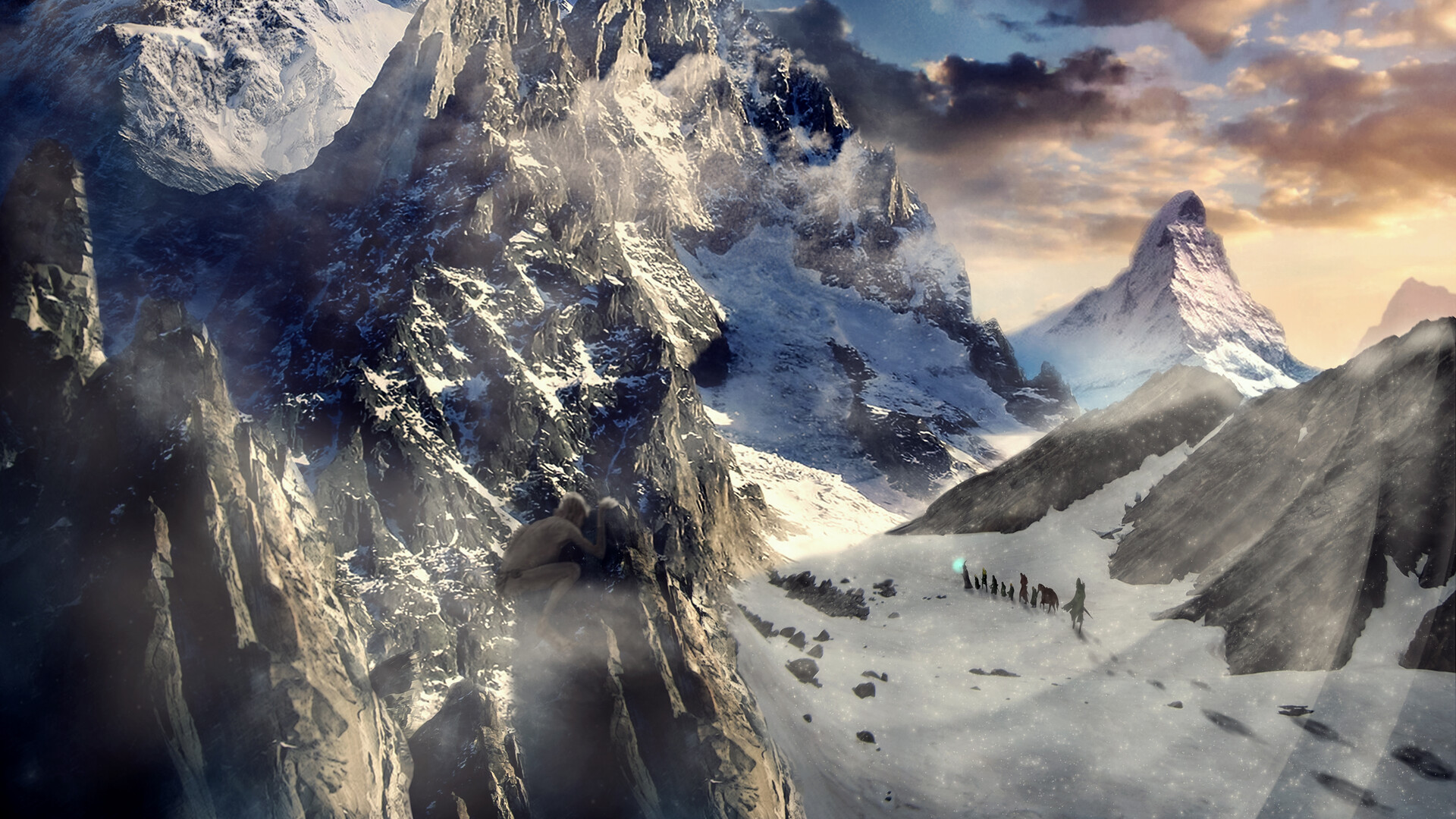 ArtStation - The Pass of the Caradhras