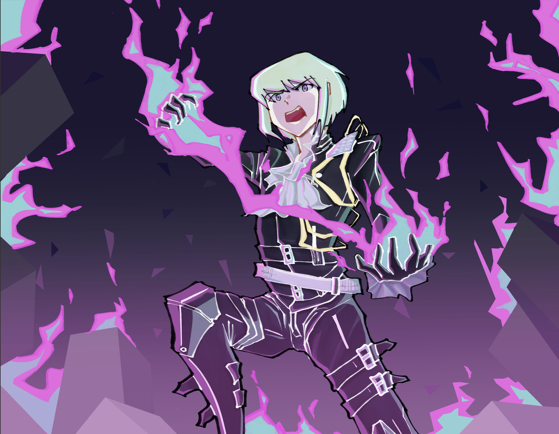 ArtStation - Promare fanart in a different syle , Leen Lee