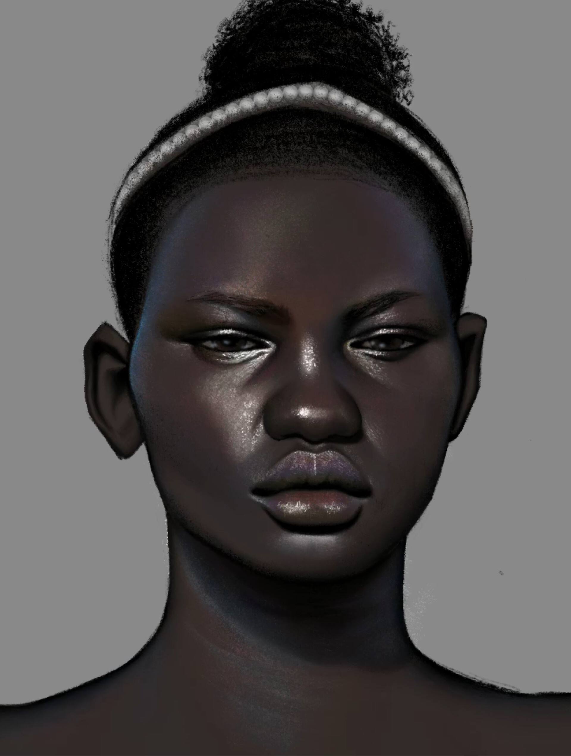 Petra Yle - A Dinka Girl Feeling Blue