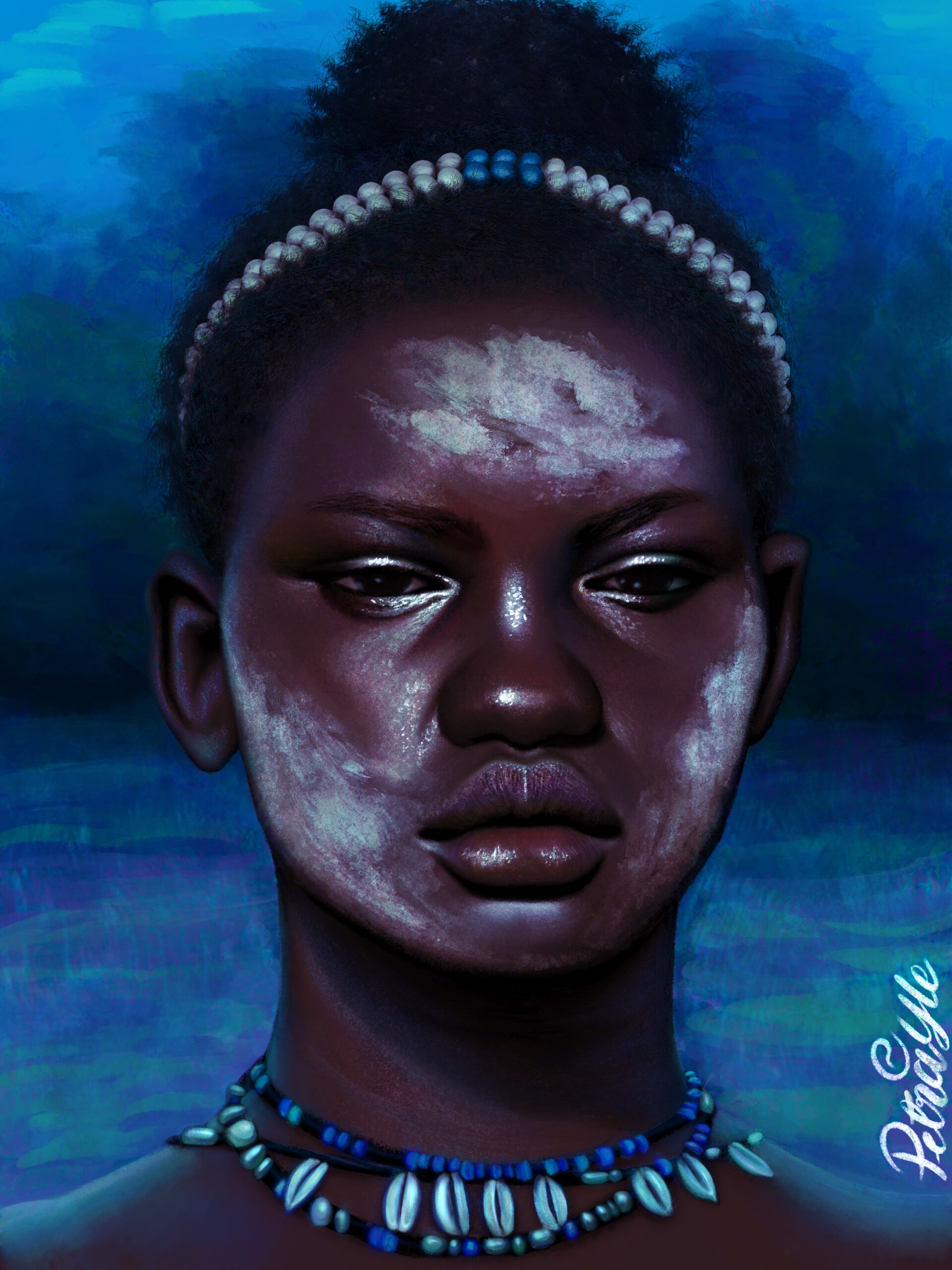 Petra Yle - A Dinka Girl Feeling Blue