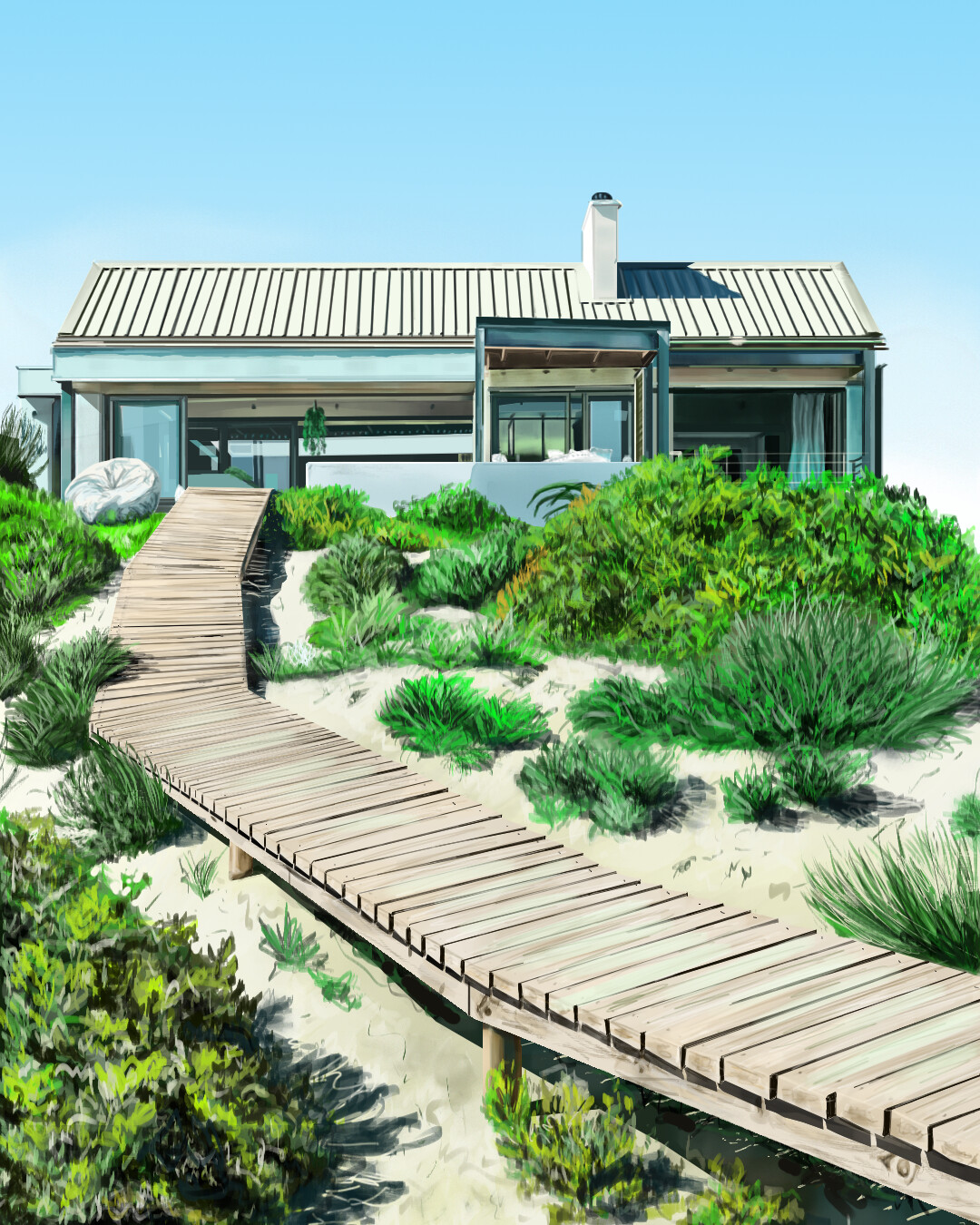 ArtStation - Beach House