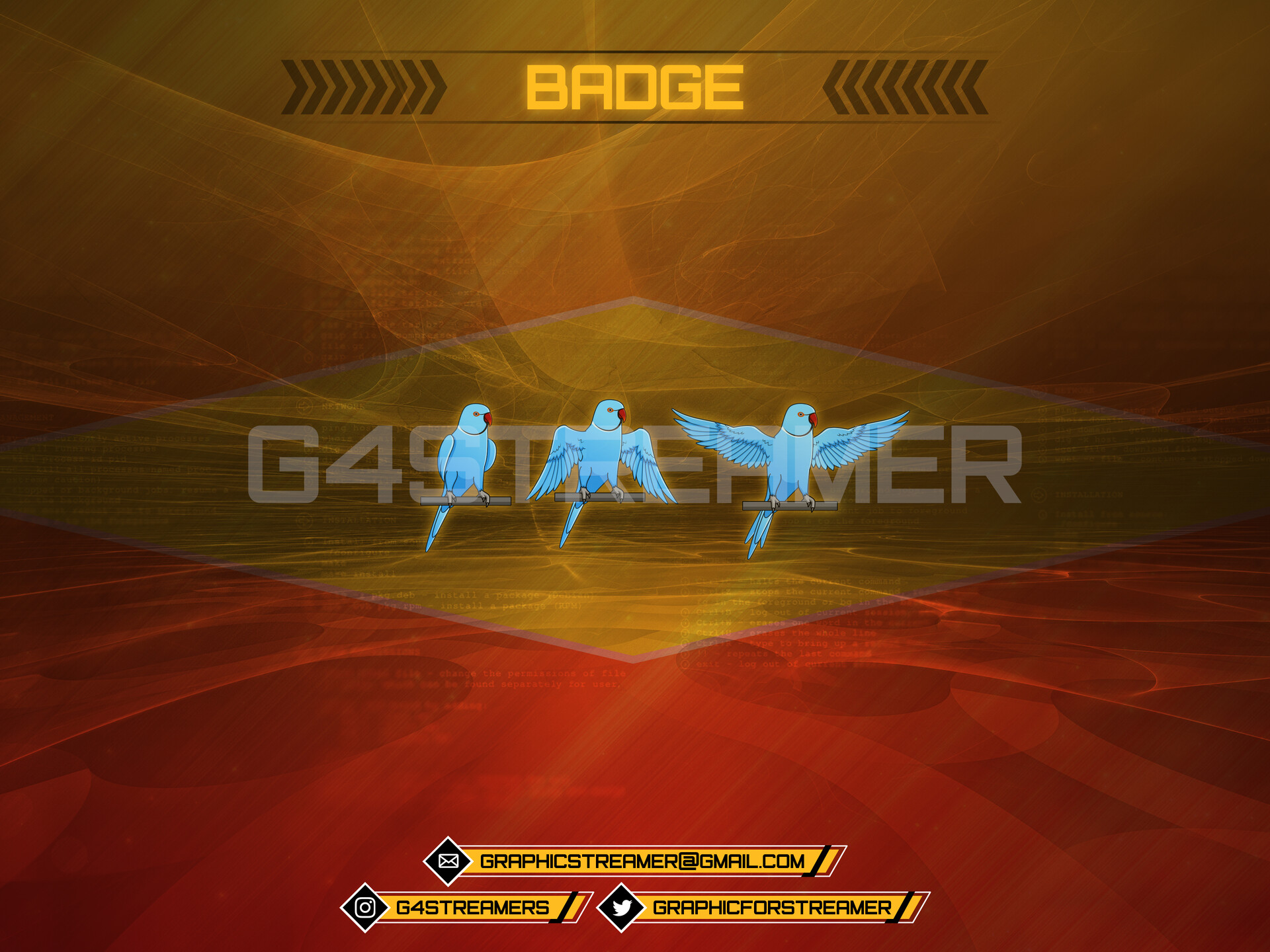 ArtStation - Bird Fly Badge