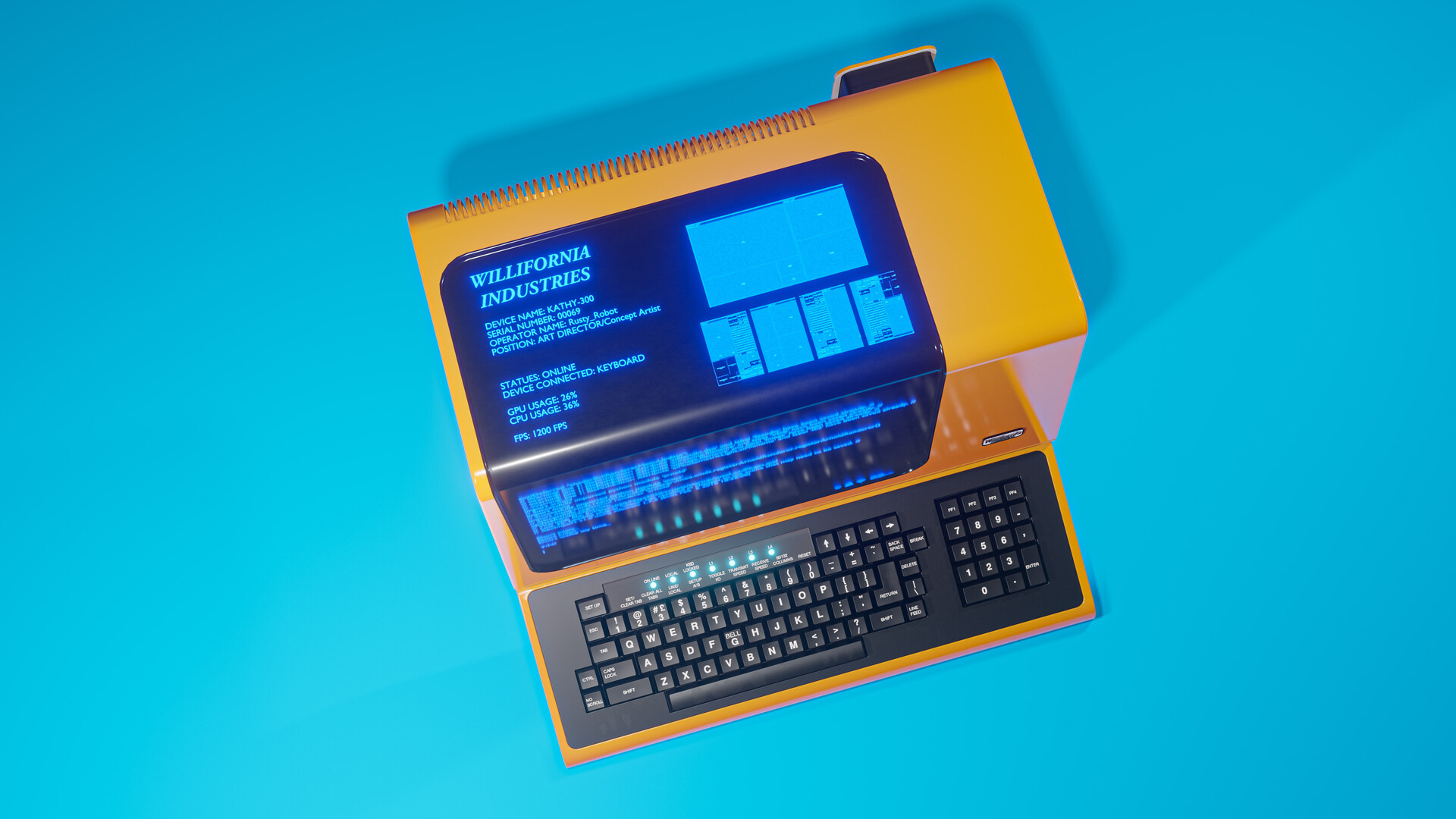 James Jiang - Willifornia Retro-future Terminal