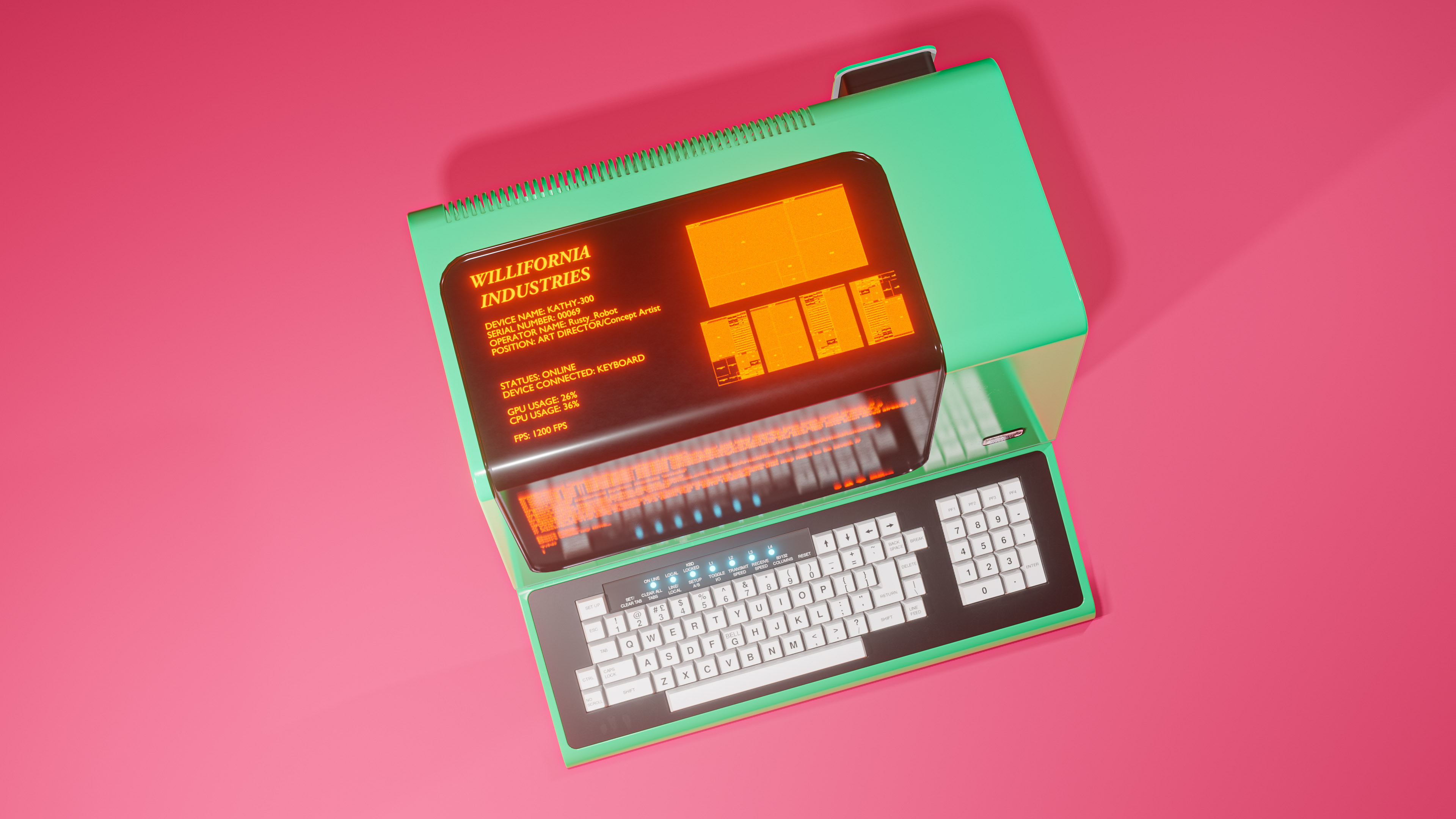 James Jiang - Willifornia Retro-future Terminal