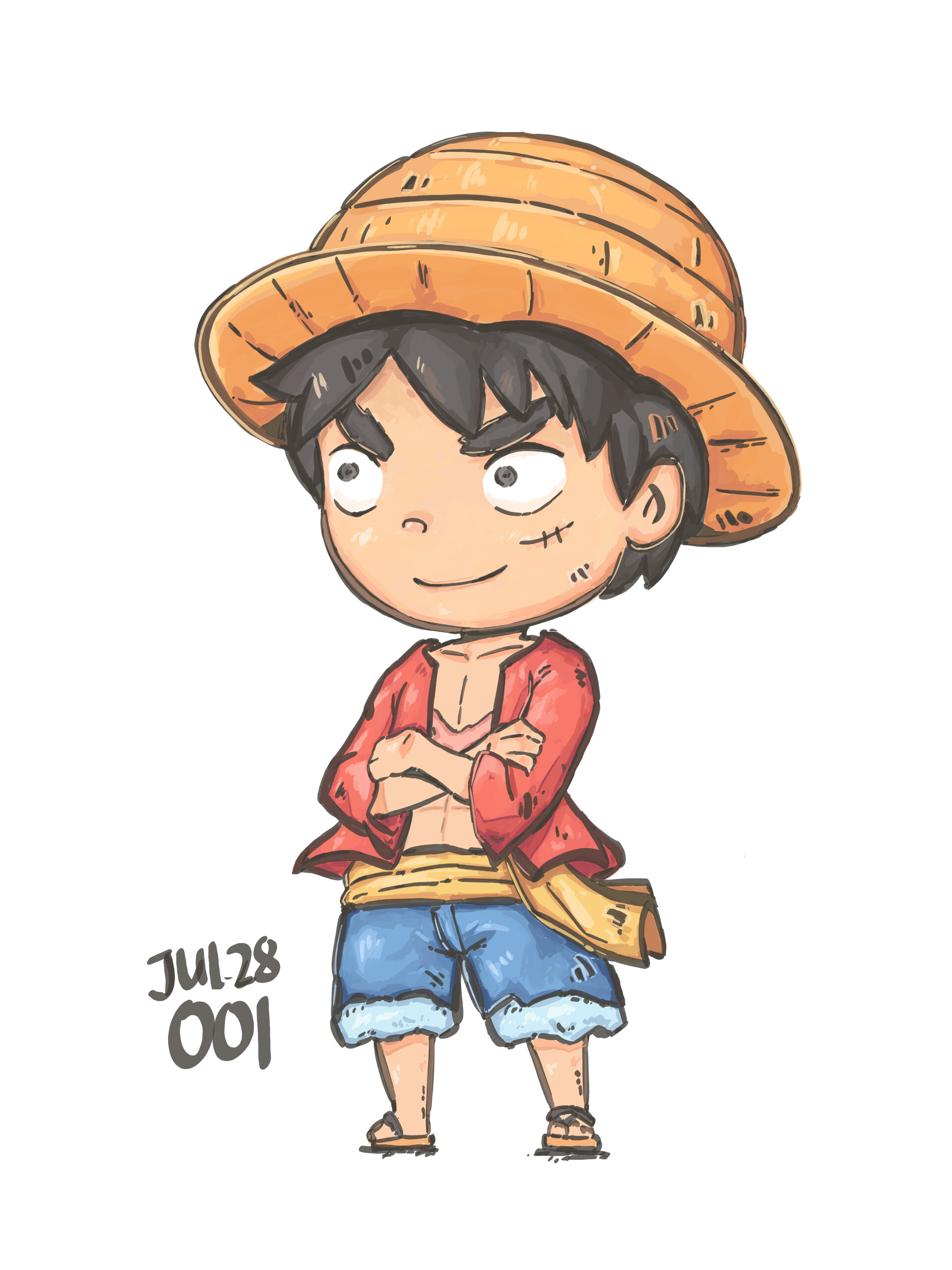 ArtStation - Monkey D Luffy