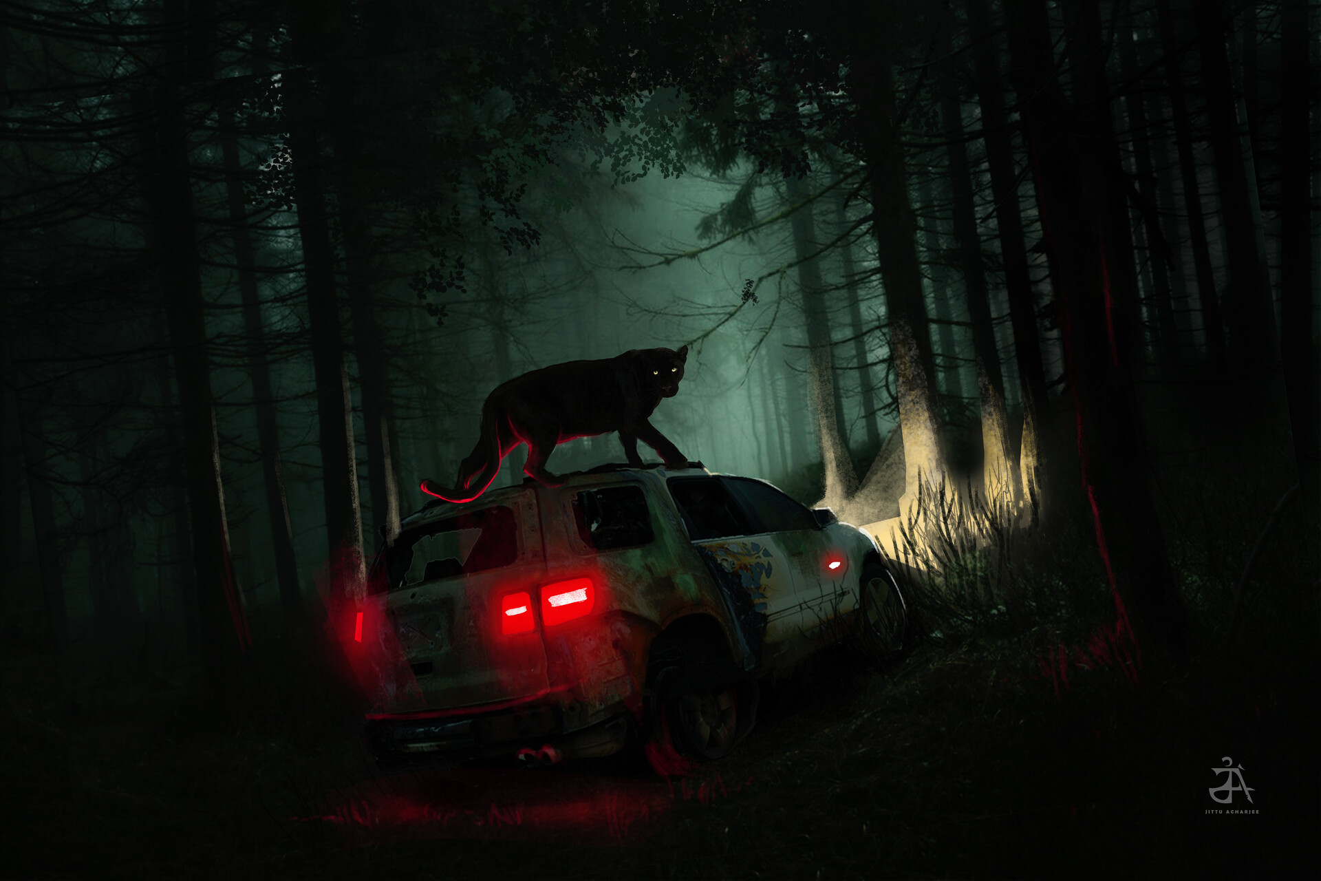 ArtStation - hunted forest