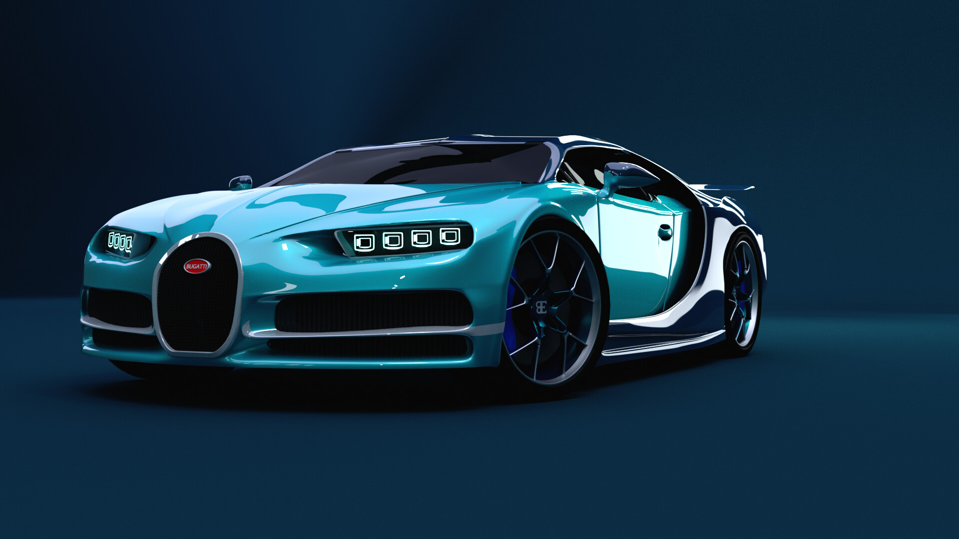 ArtStation - Bugatti Chiron - 3d model