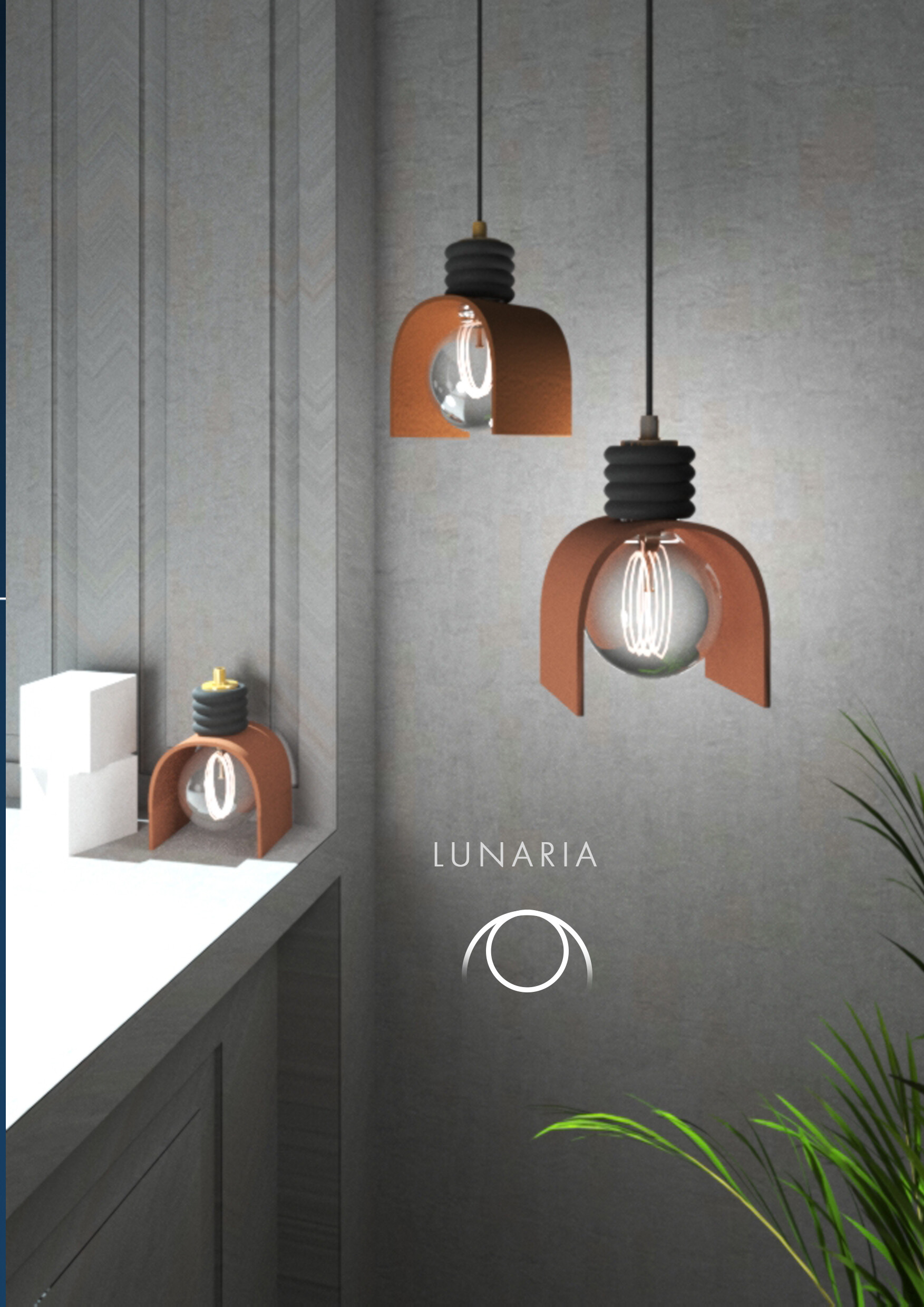 ArtStation - Designer Lamp Furniture - Lunaria