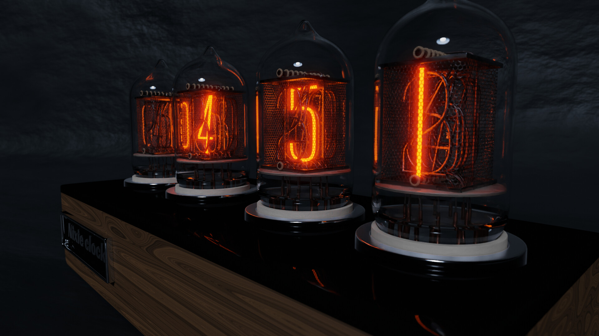 ArtStation - Nixie clock
