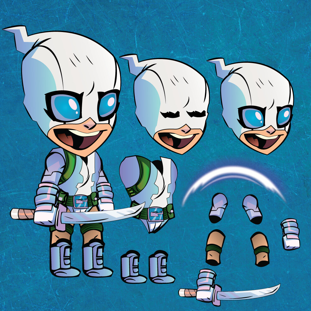 ArtStation - GwenPool Character Game