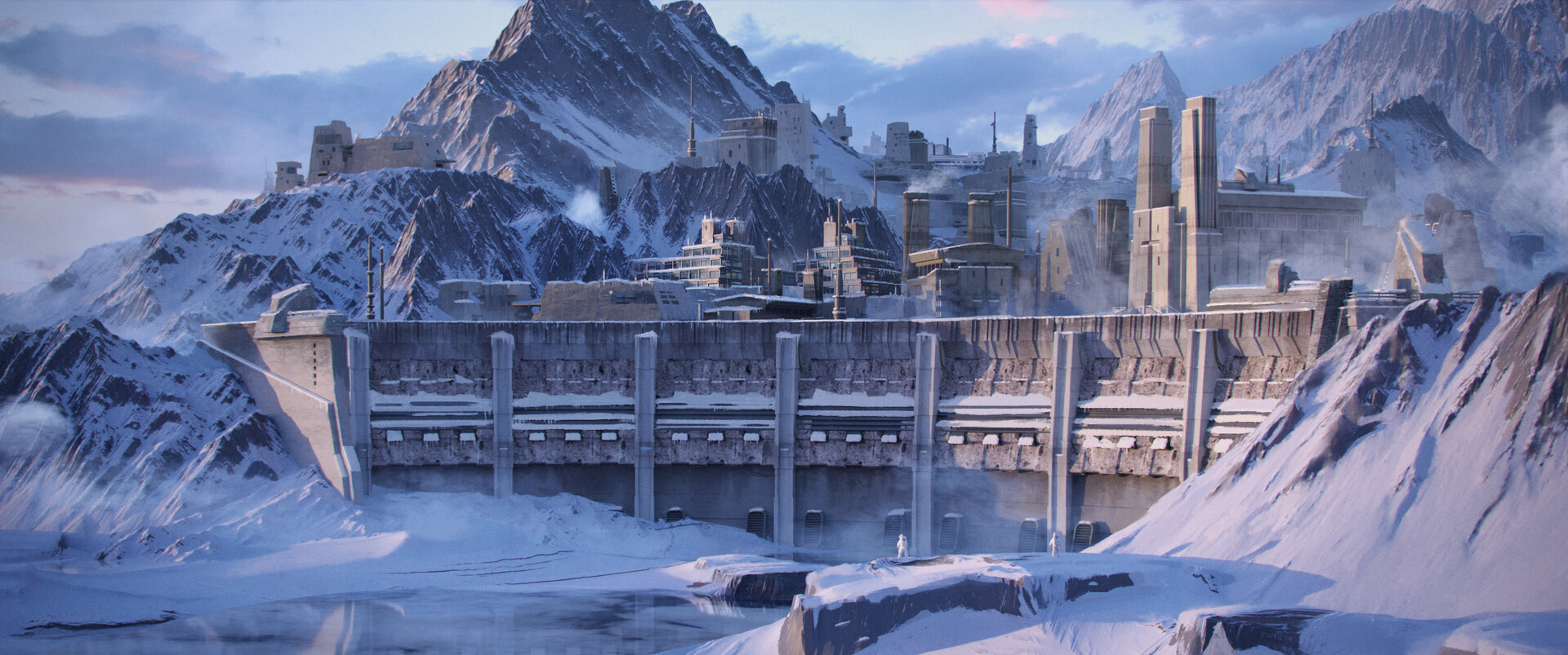 ArtStation - Dam environment concept