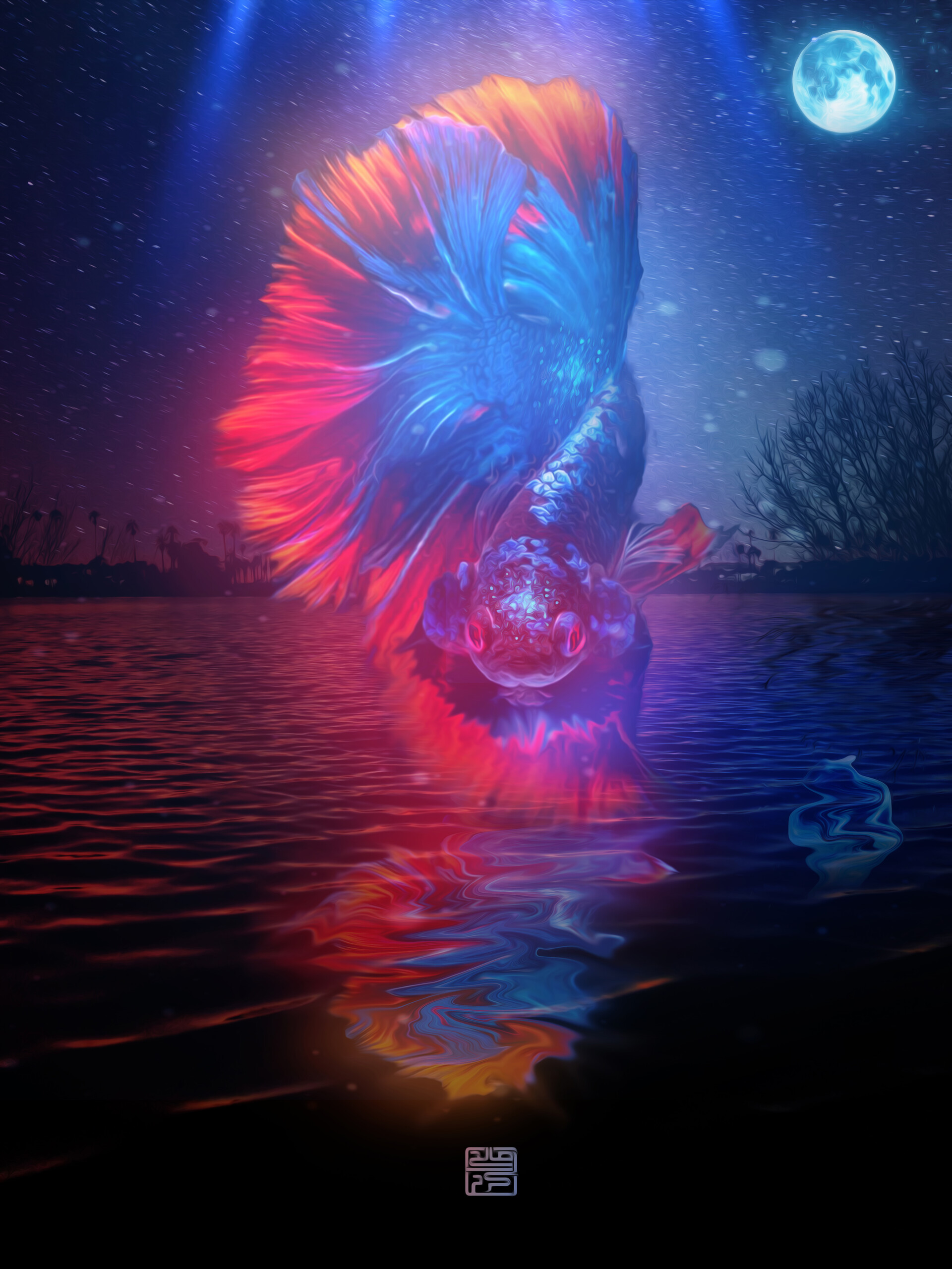 ArtStation - Glow Fish | Visual Art
