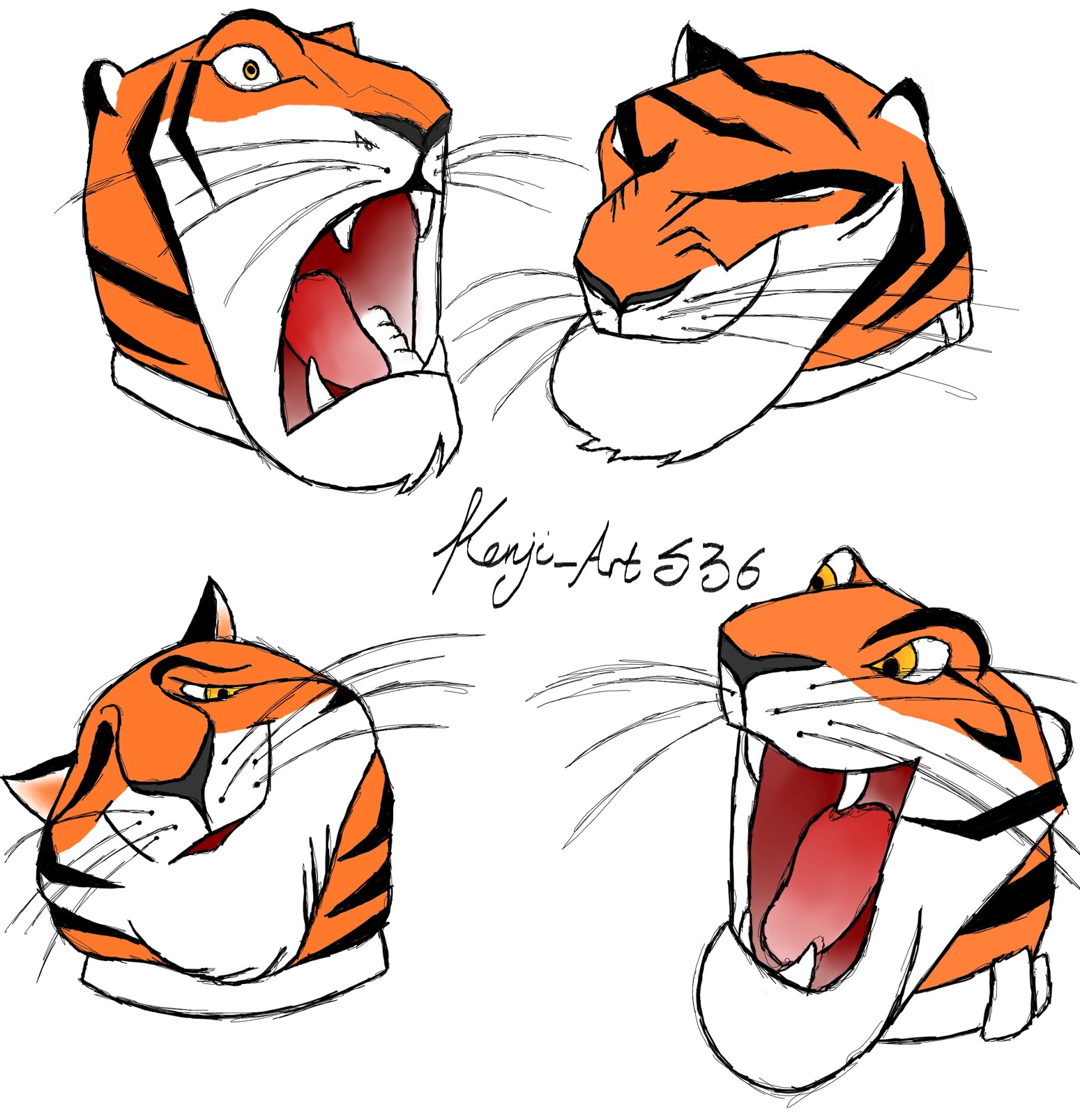 Luke Toller - Tiger expressions