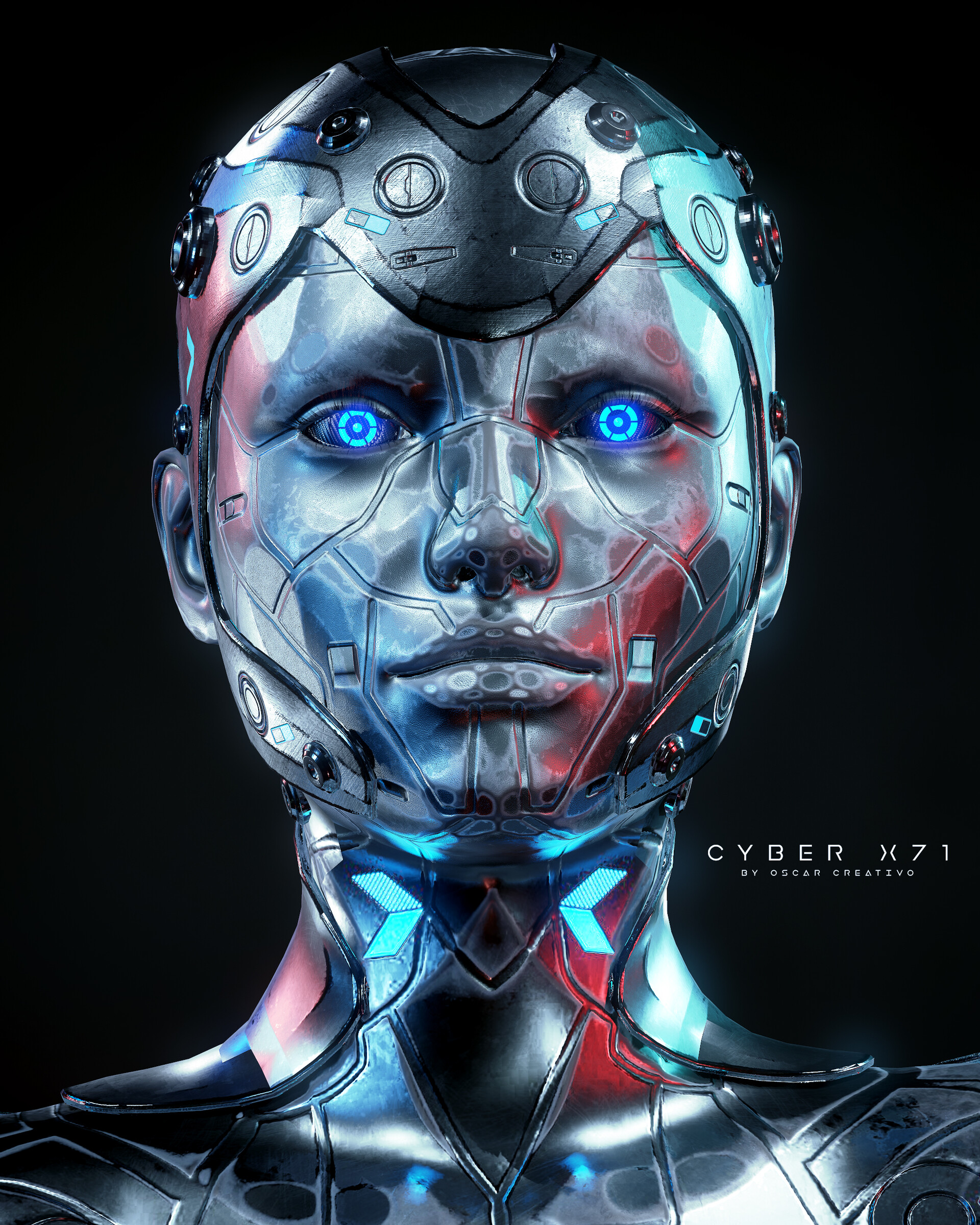 ArtStation - Cyber X71 Model free 3d By Oscar creativo