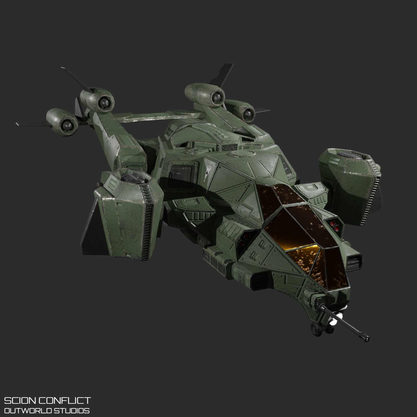 Outworld Studios - Scion Conflict - Raptor Dropship