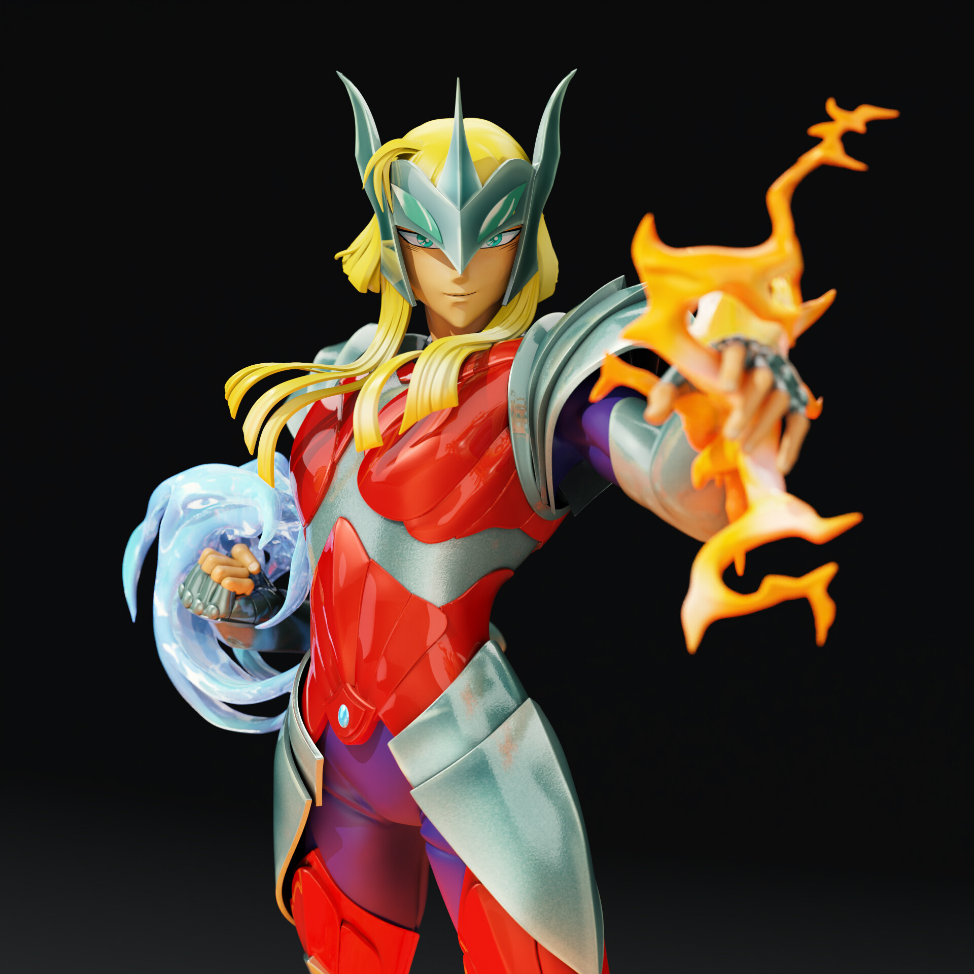 ArtStation - Saint Seiya Hāgen Merak Beta