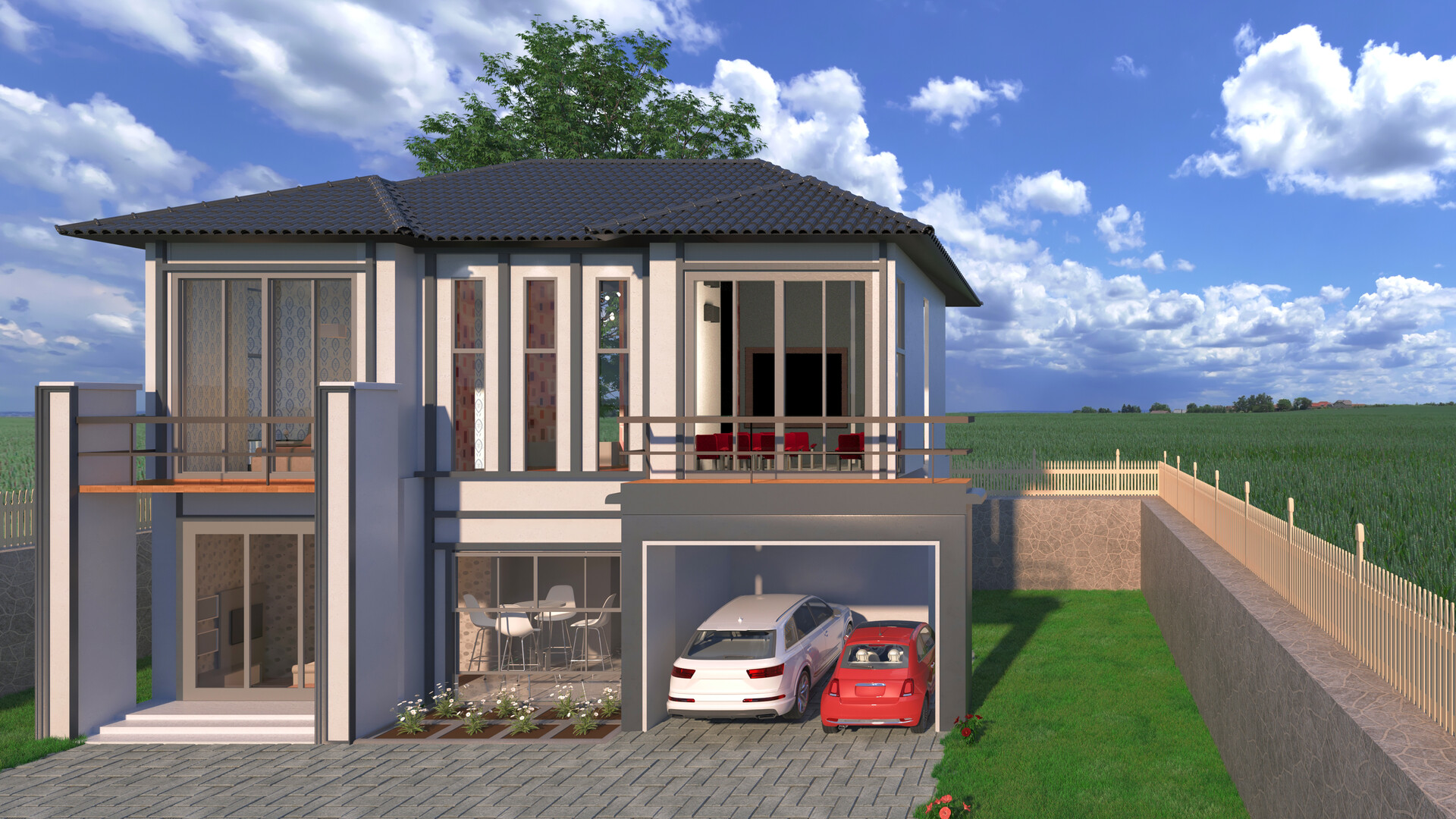 ArtStation - Two Tone House