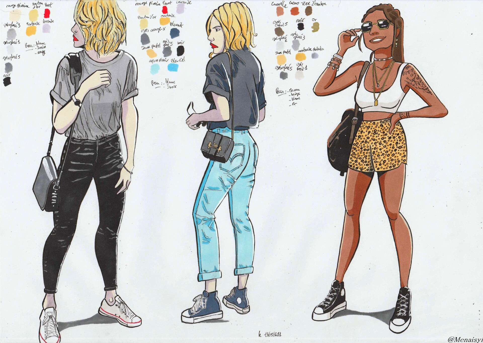 ArtStation - Clothing and pose study 2