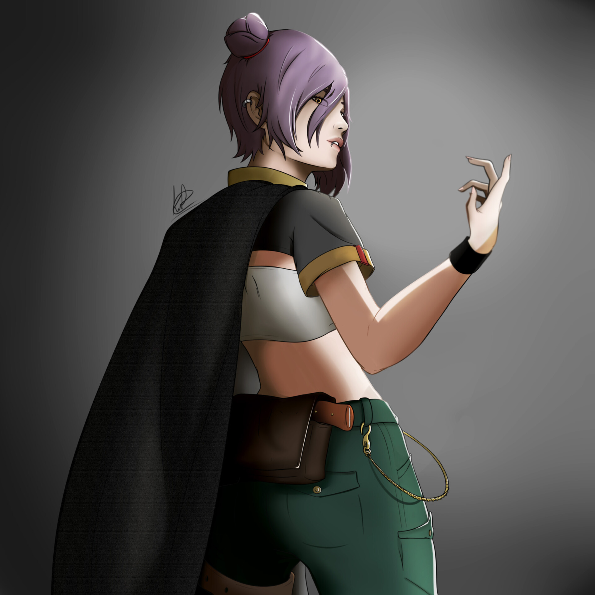 ArtStation - Original Character "Kayt" / Digital painting