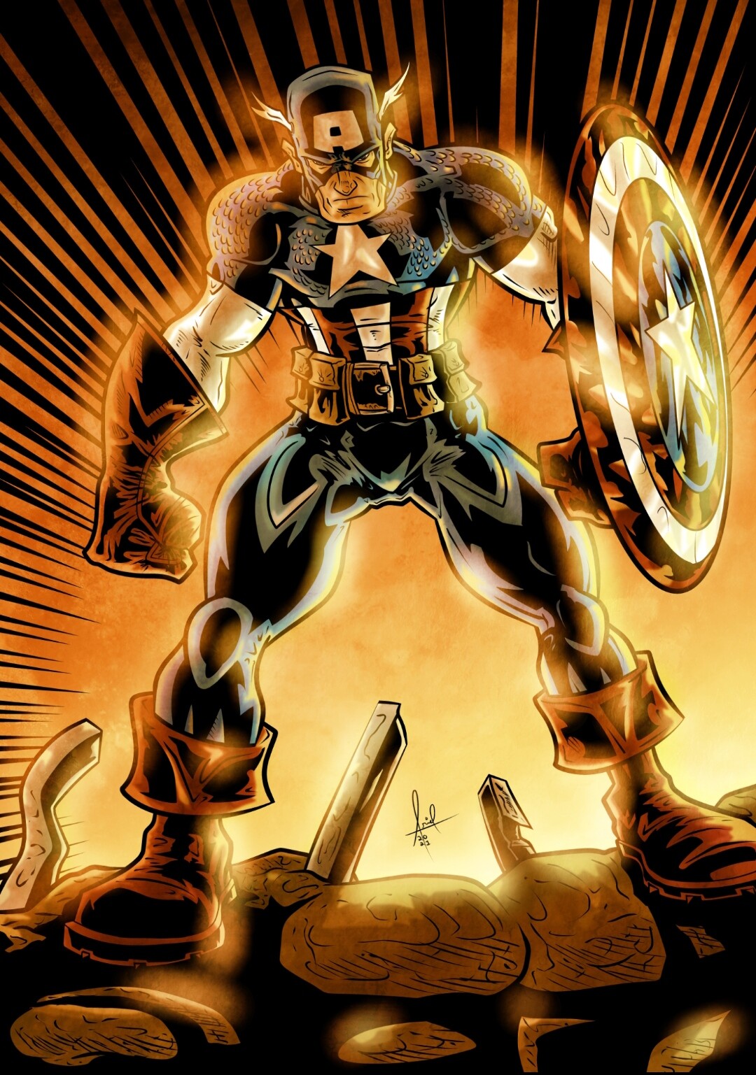 ArtStation - Captain America 2021 Color