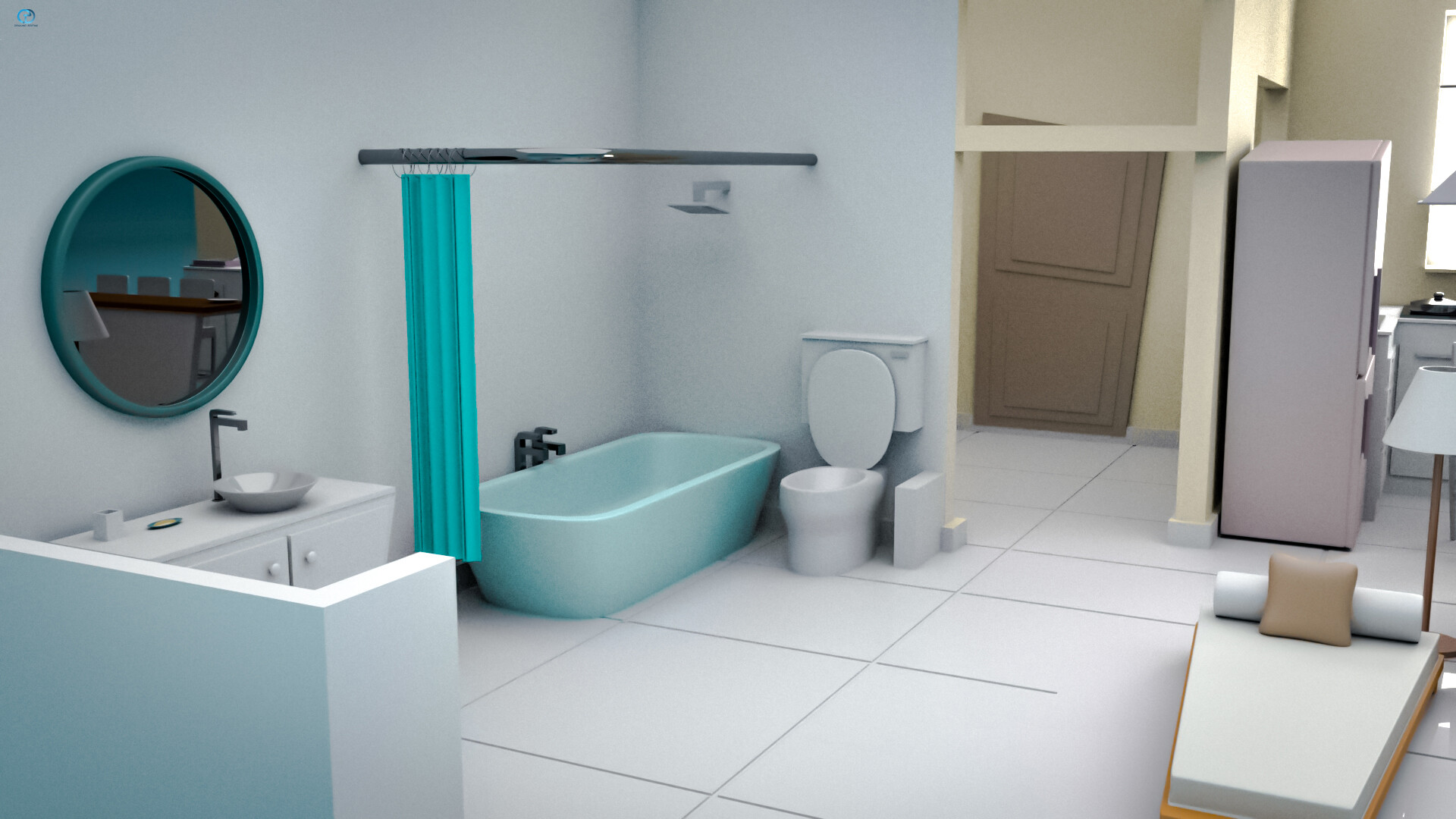 Illusory Shade - cartoon house