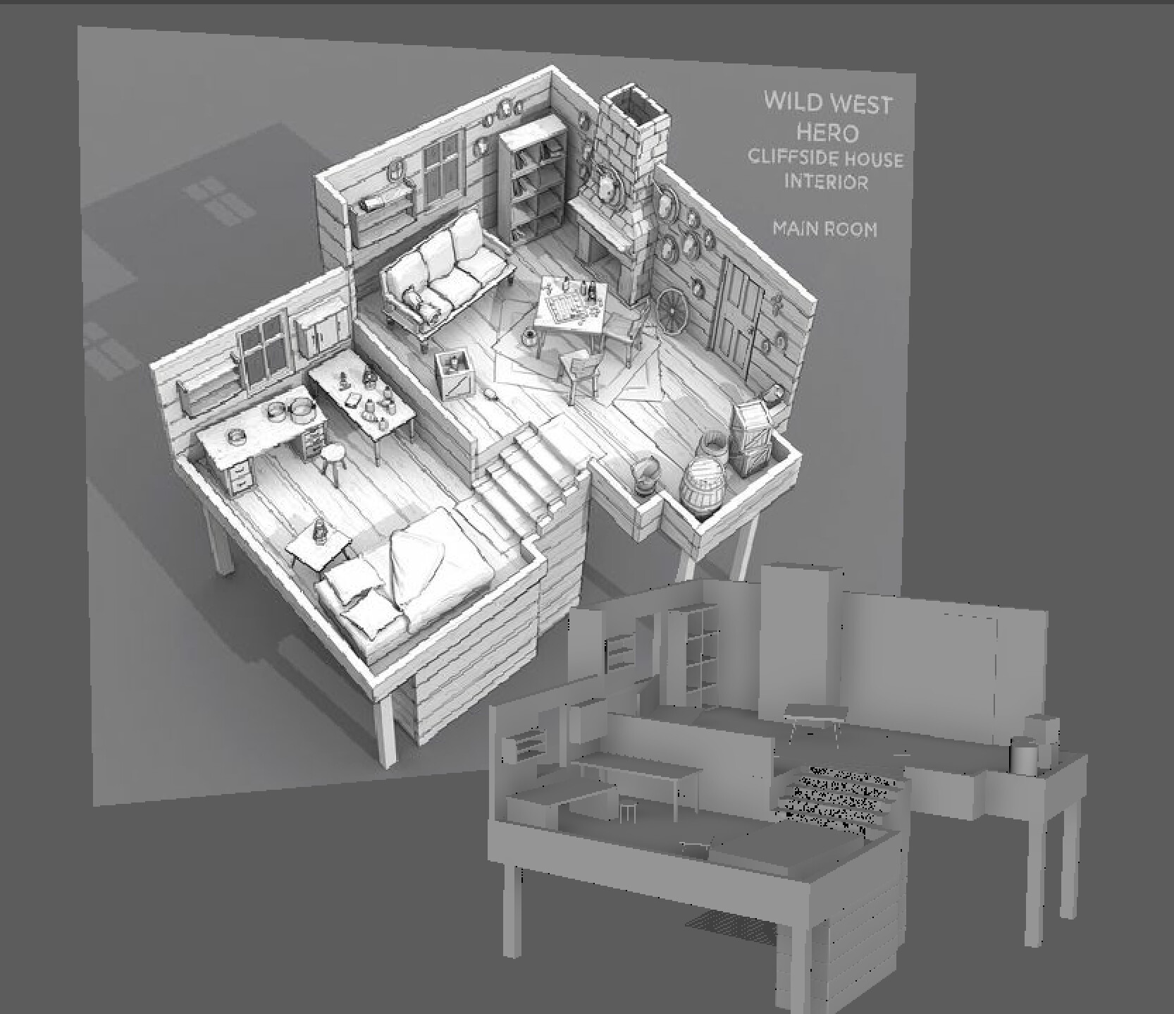 ArtStation - Cliffside House