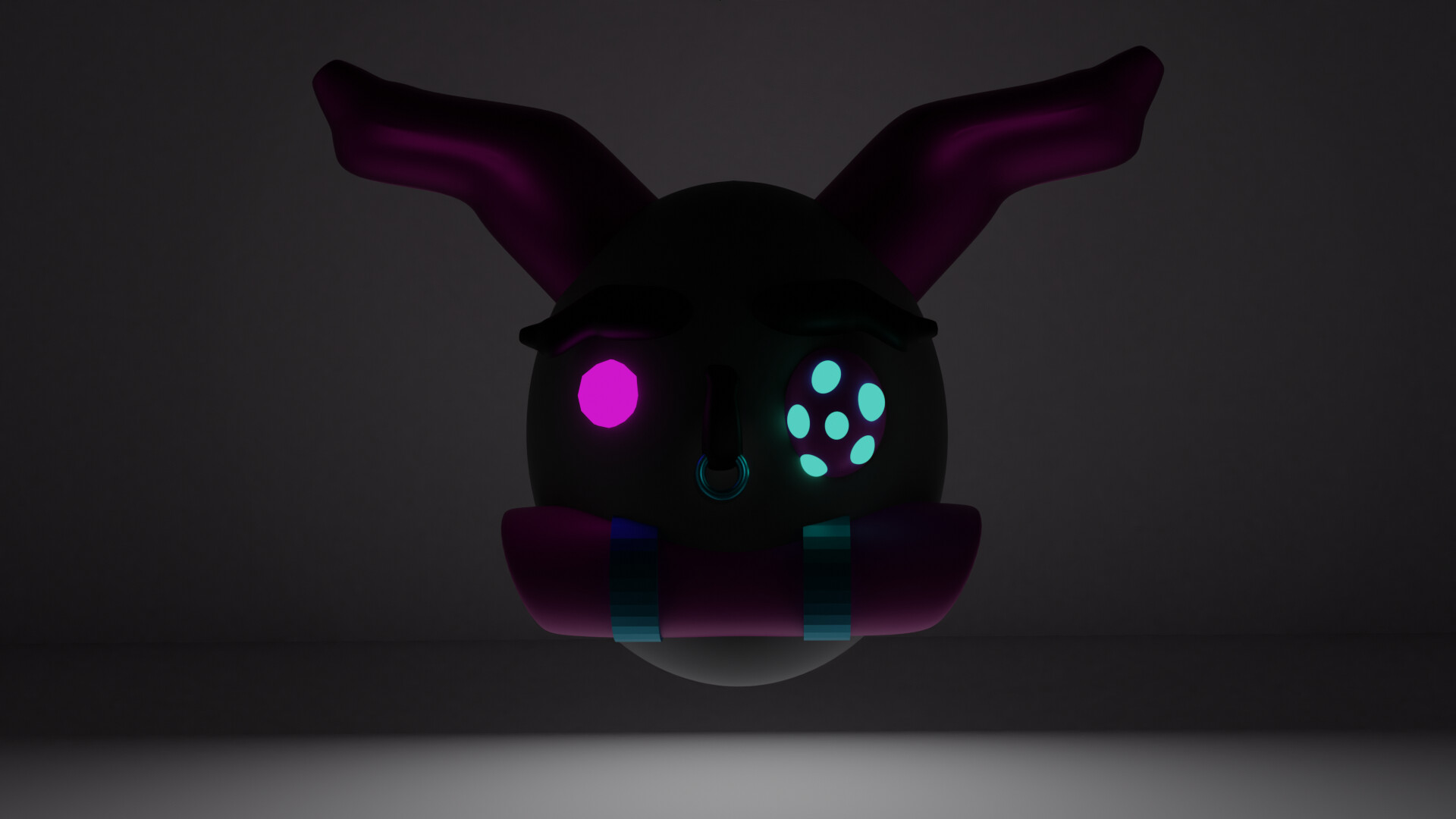 ArtStation - neon monster