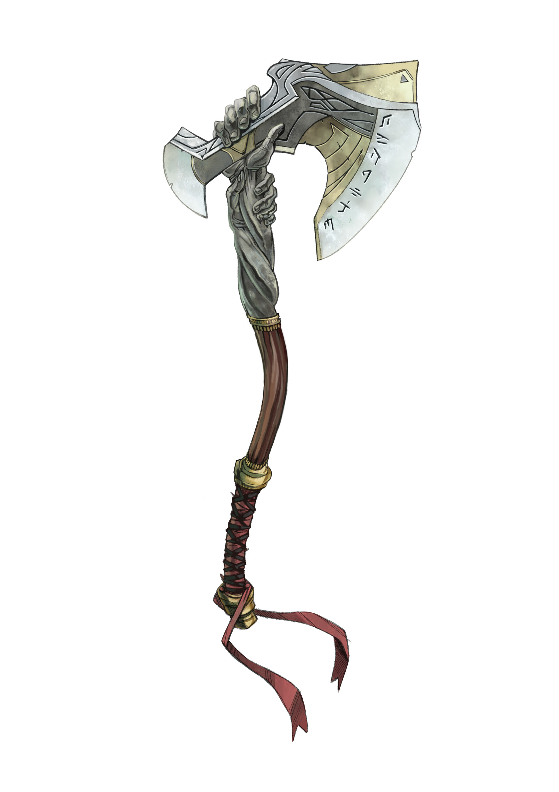 ArtStation - Brother axe design Crónicas del Ocaso