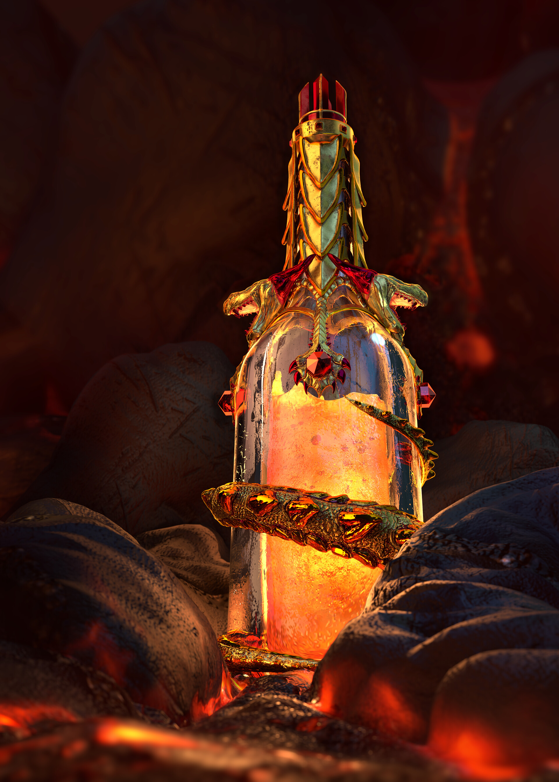 ArtStation - Lava Potion