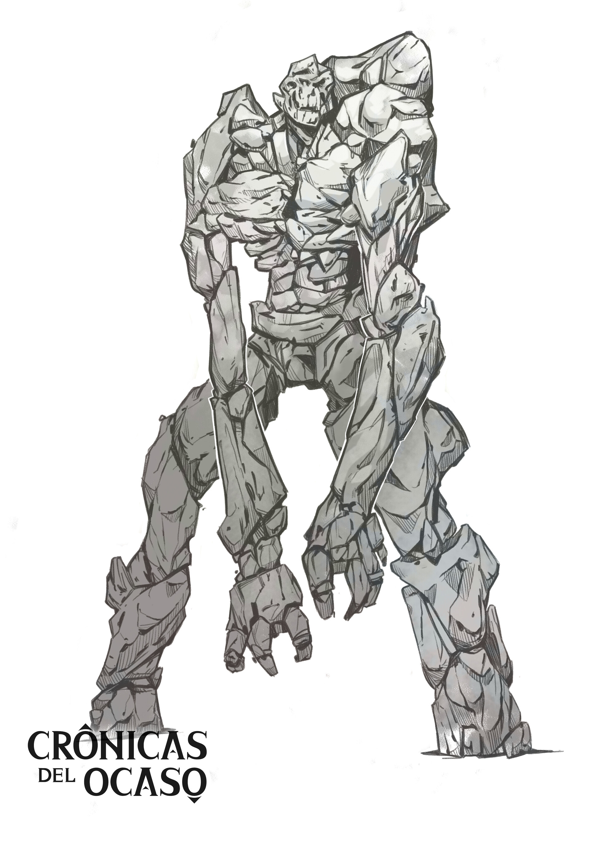 ArtStation - Golem design Crónicas del Ocaso