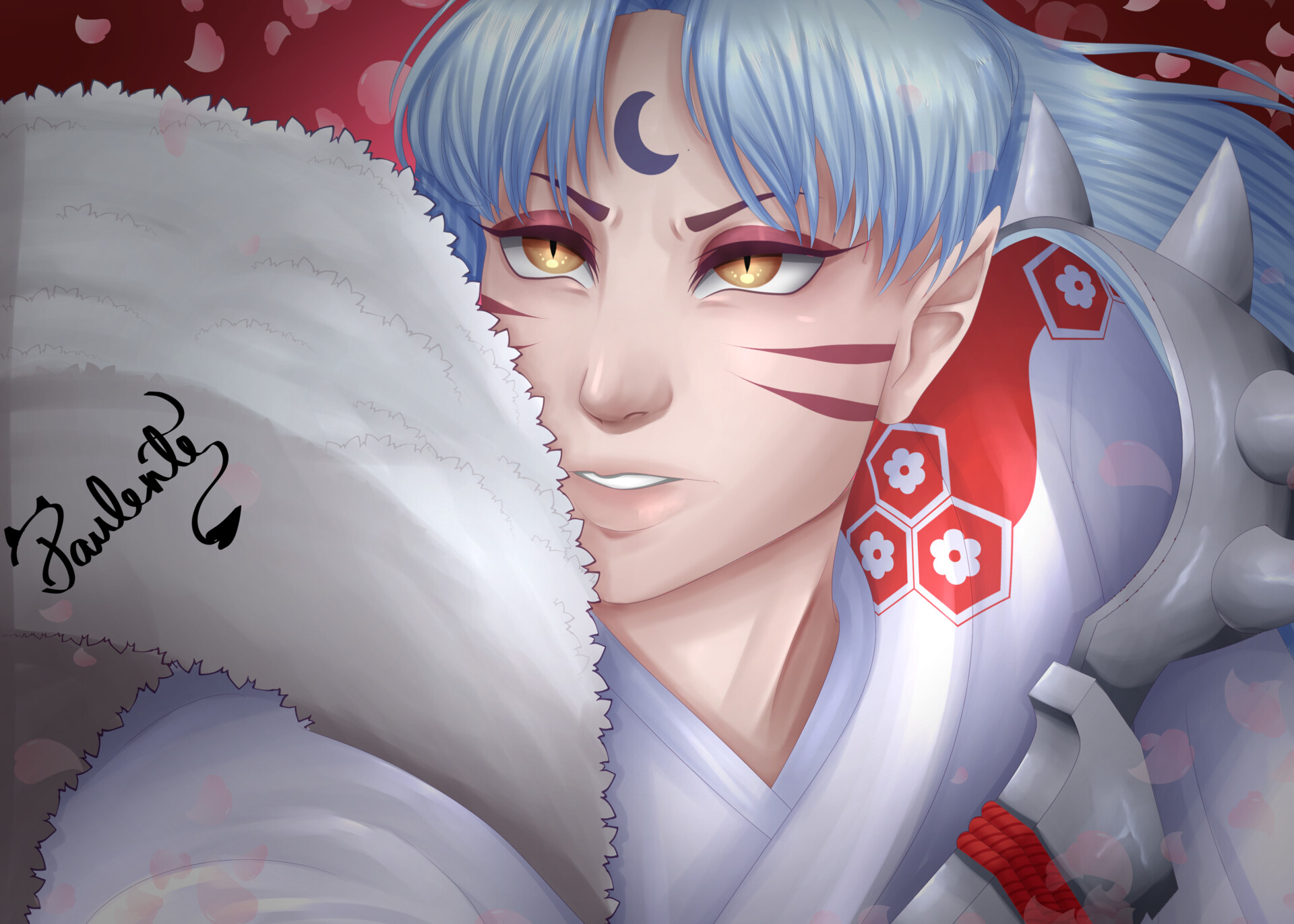 ArtStation - Sesshōmaru Fanart