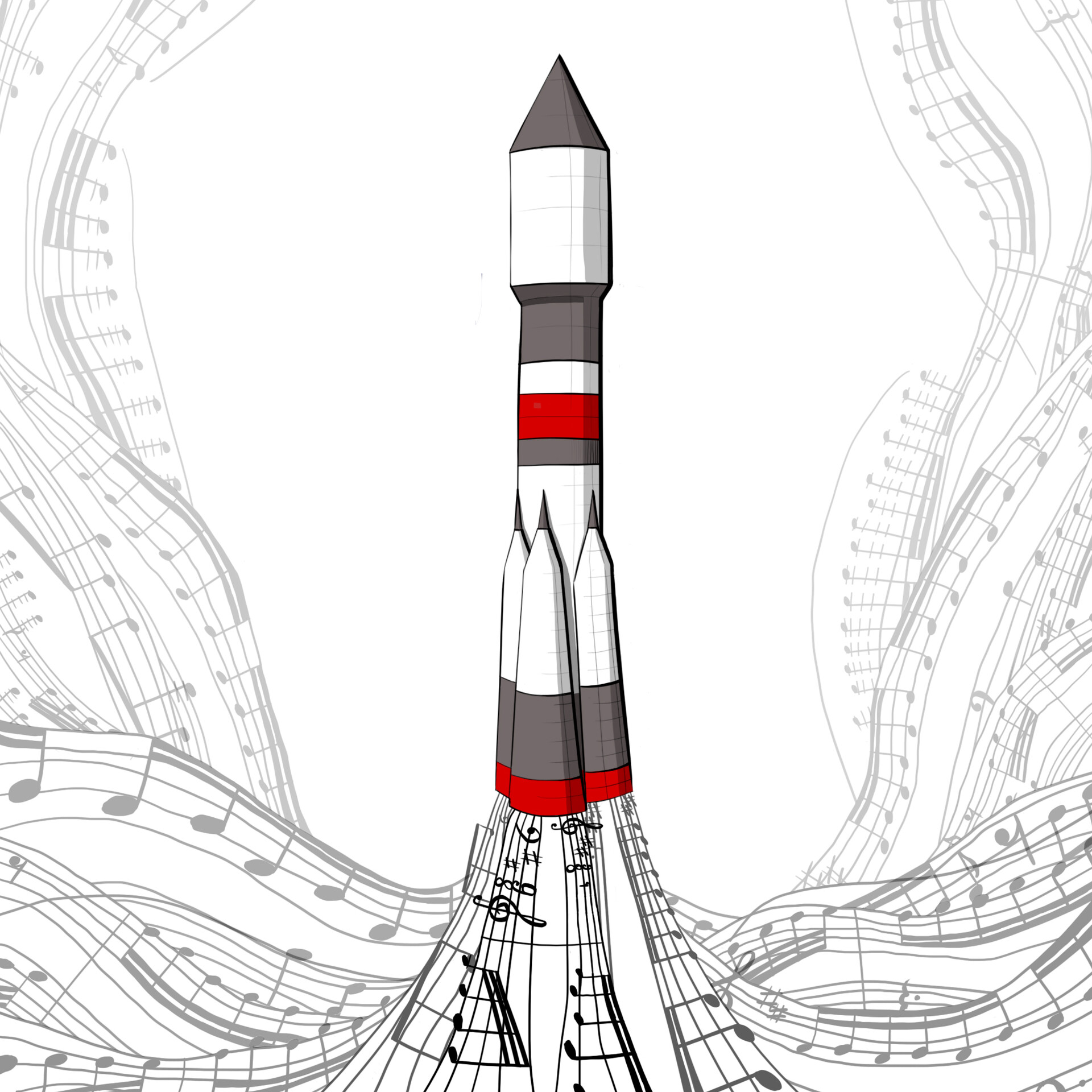 ArtStation - Musical rocket