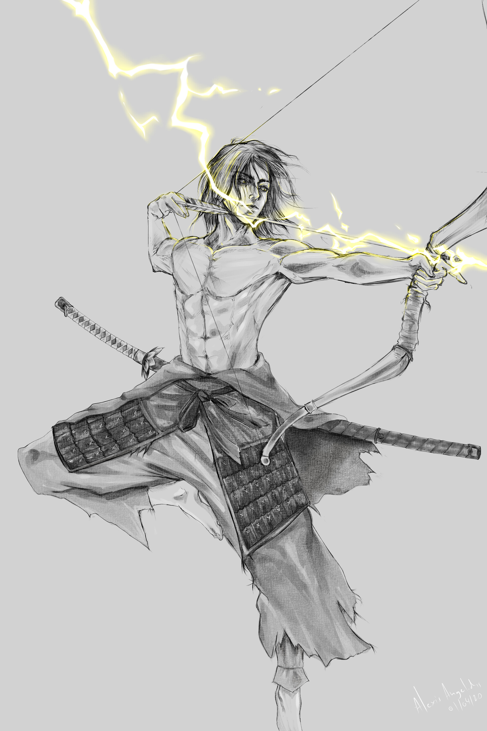 ArtStation - Genichiro Ashina - Old sketch piece