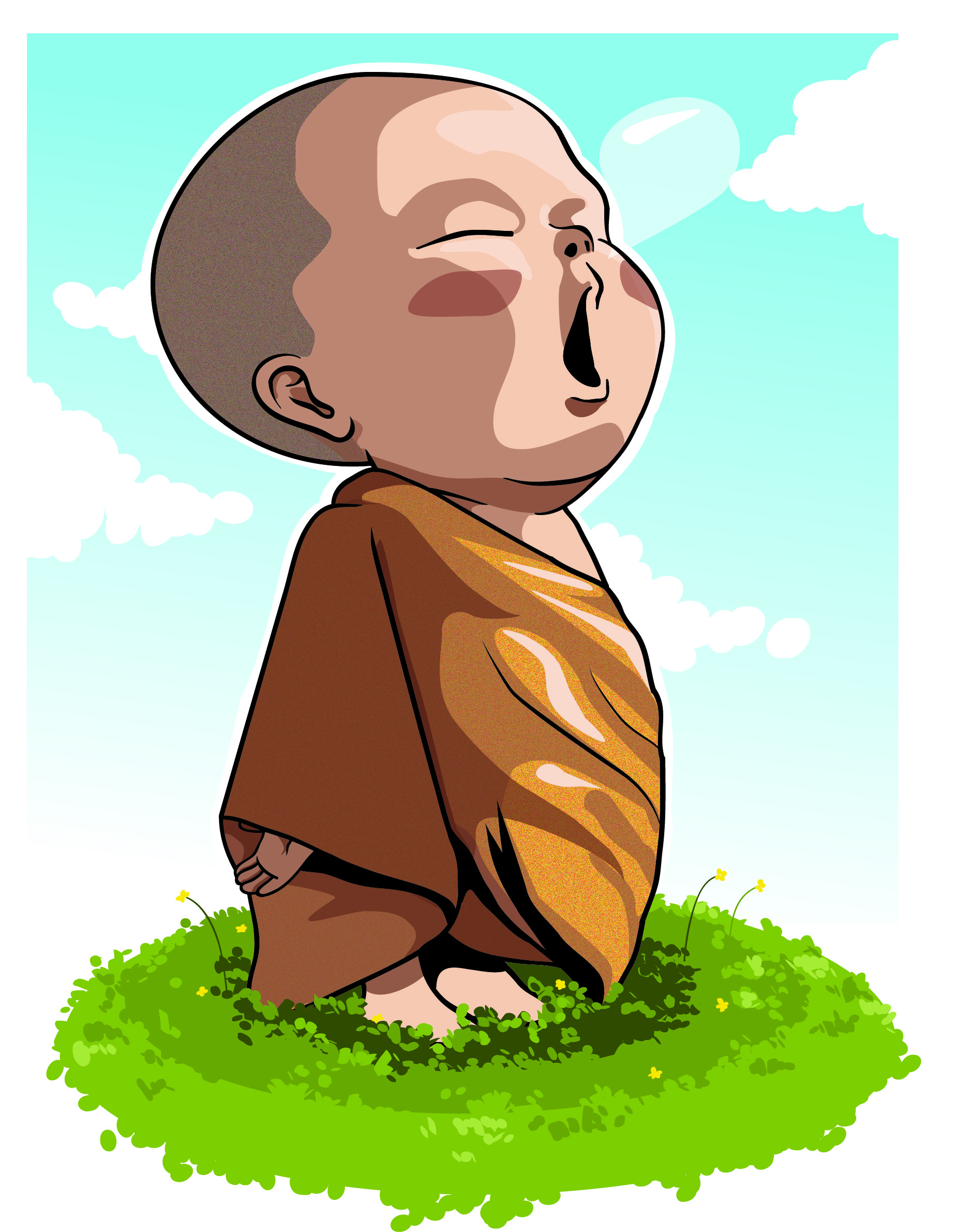 ArtStation - Little Monk