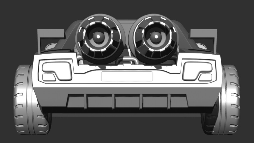 ArtStation - Customized Fast and Furious Ice Charger