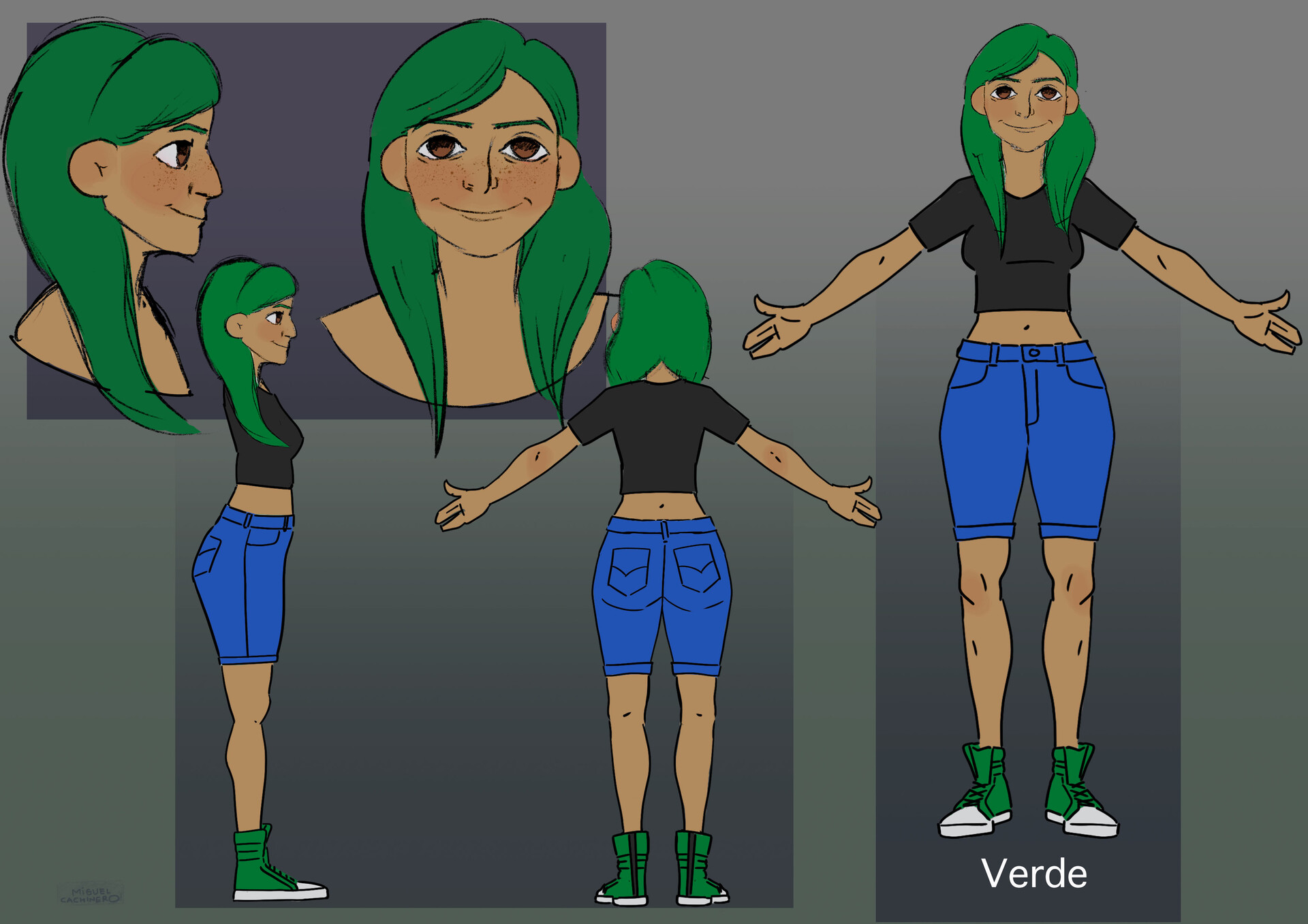 ArtStation - Stylized character sheet