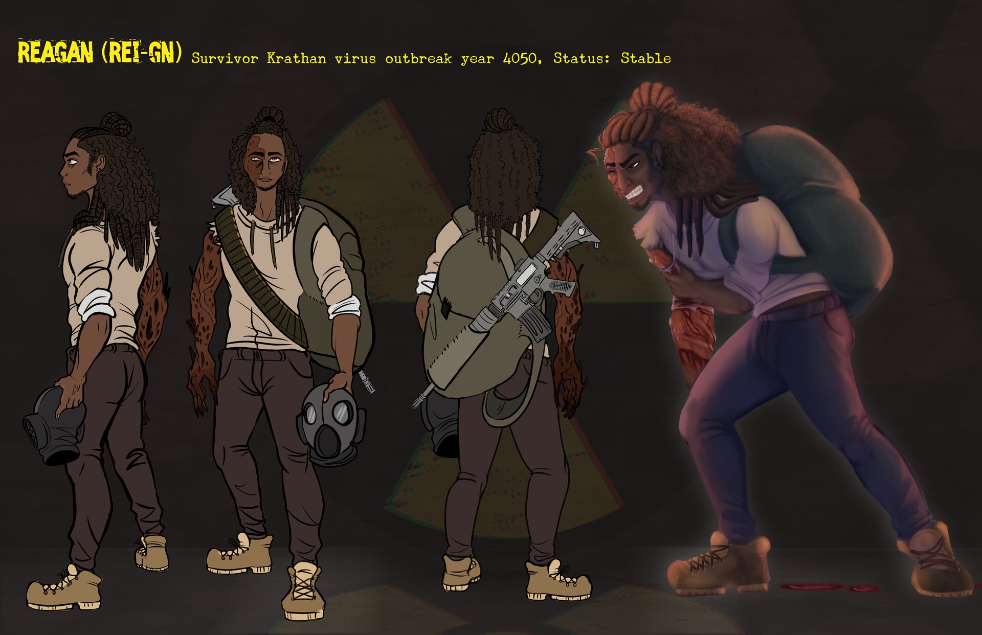 ArtStation - Reagan Character design